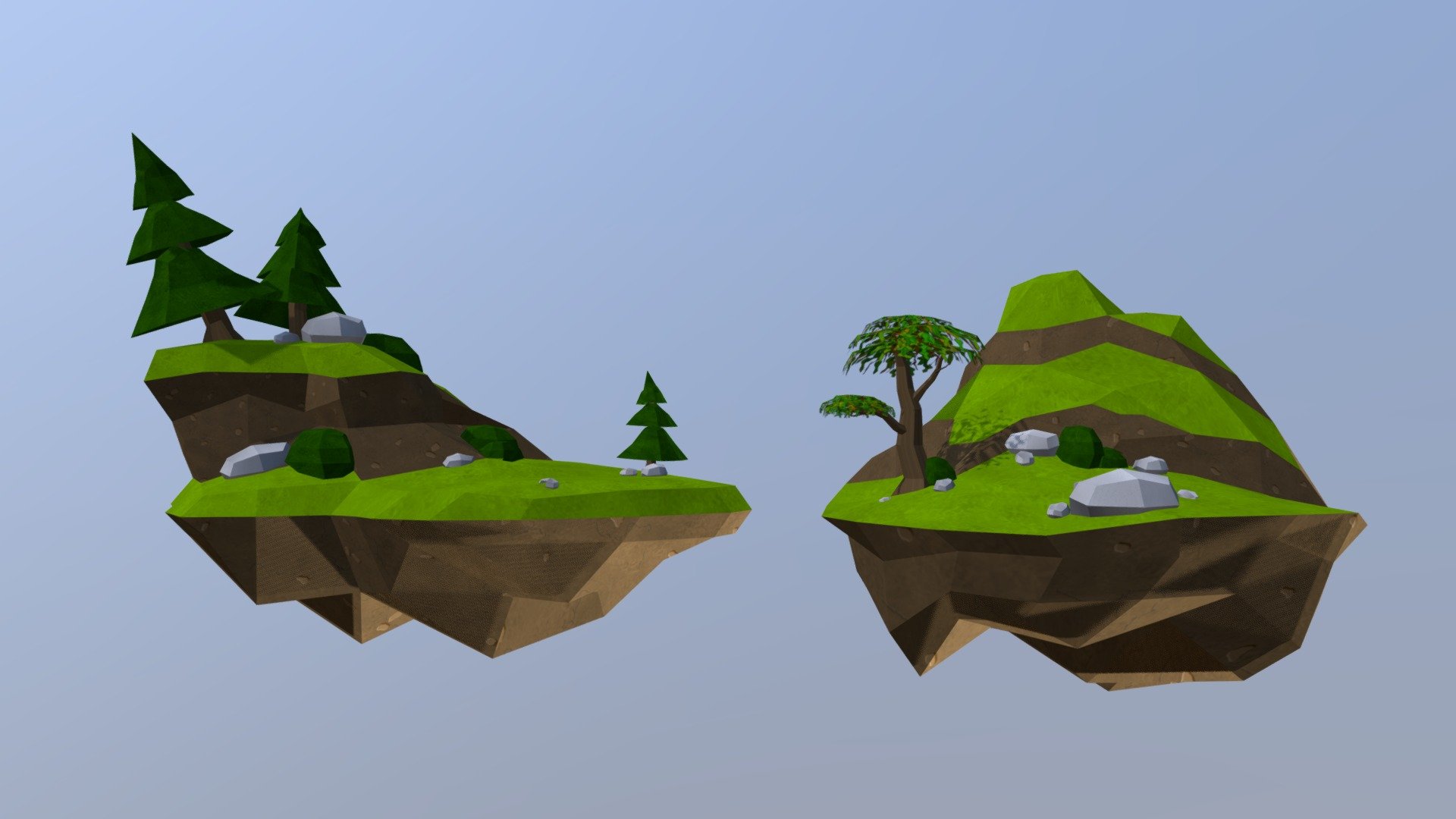 School Project: Sky Islands - 3D model by Bart Antwerpen (@Bart ...