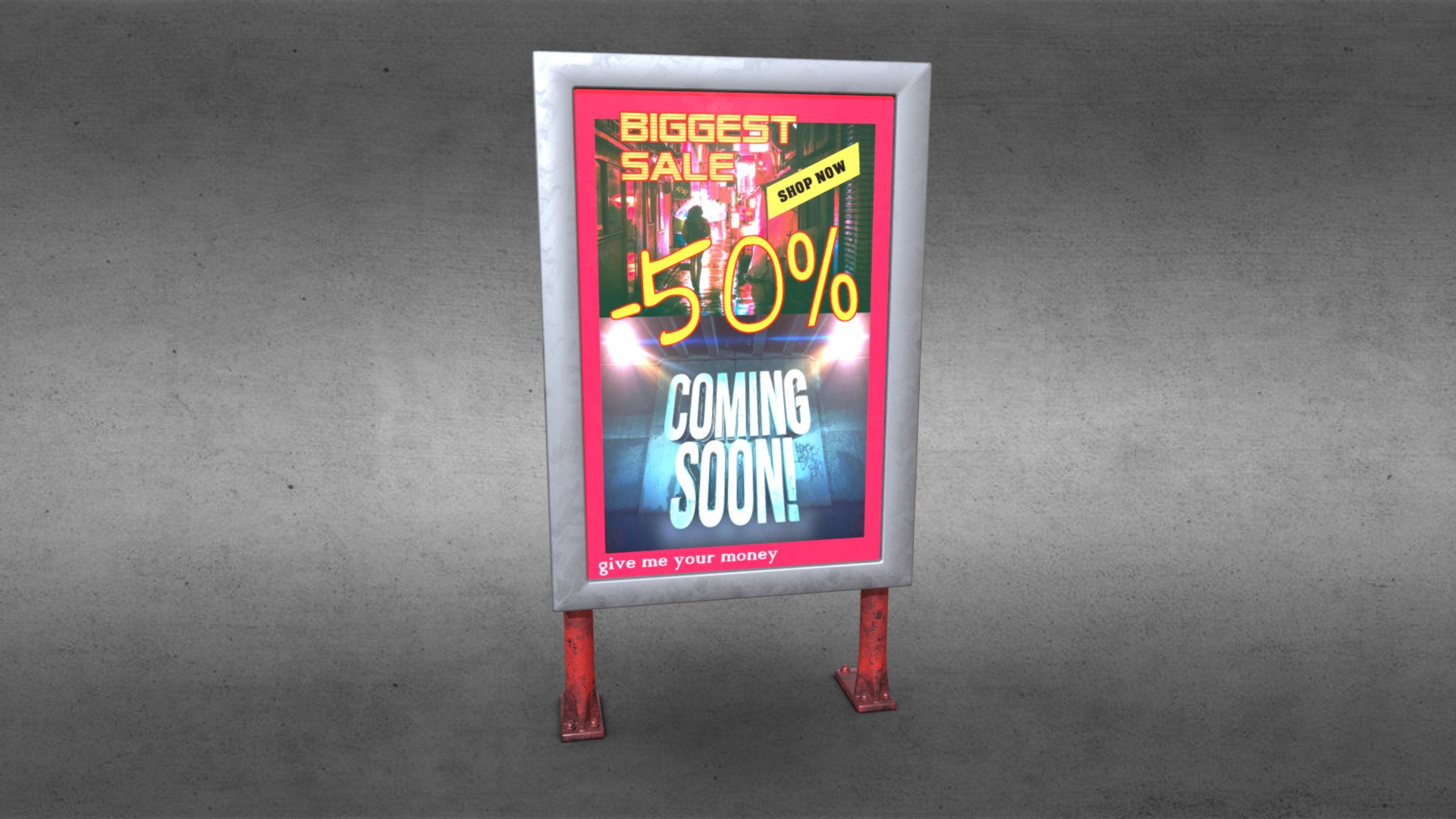 Billboard - Download Free 3D model by Larry3d [0ce071e] - Sketchfab