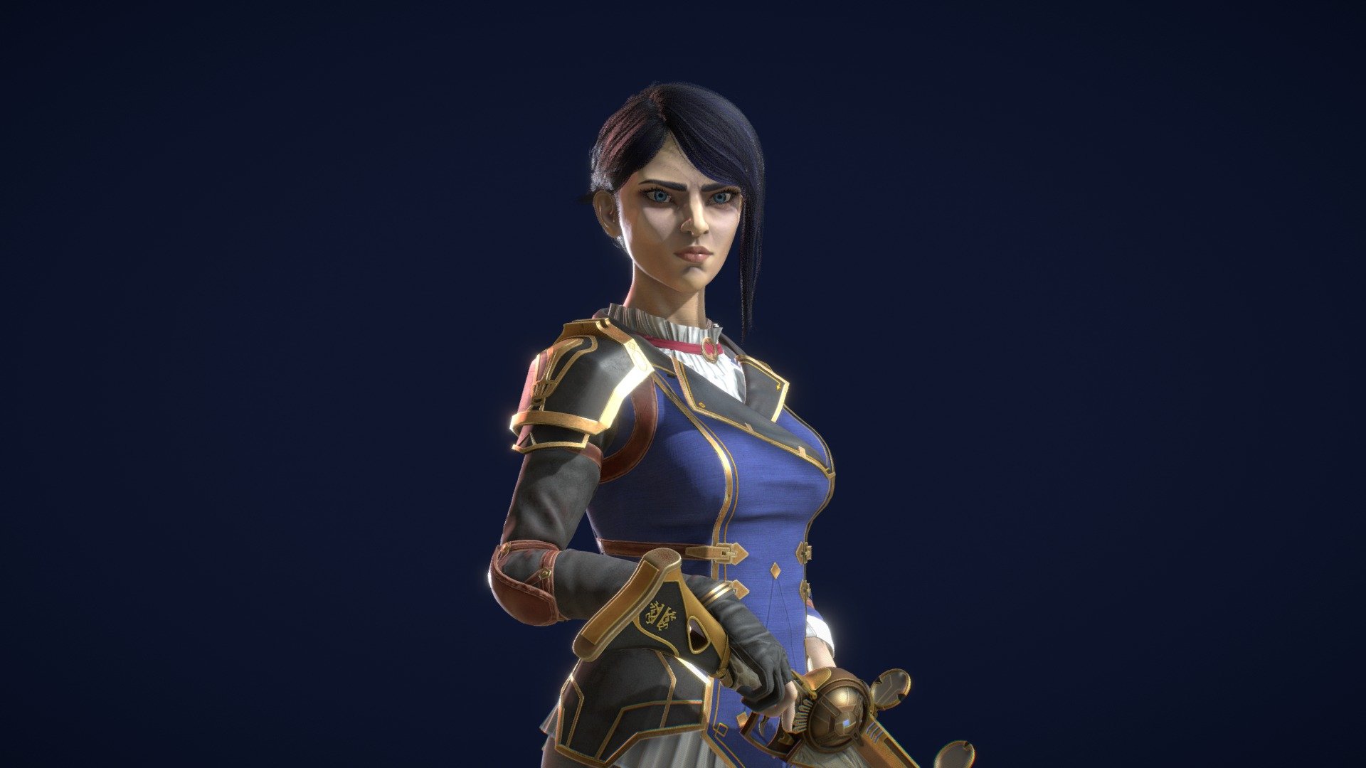 Caitlyn Arcane Fanart - Download Free 3D model by abhishekkushwaha9981 ...