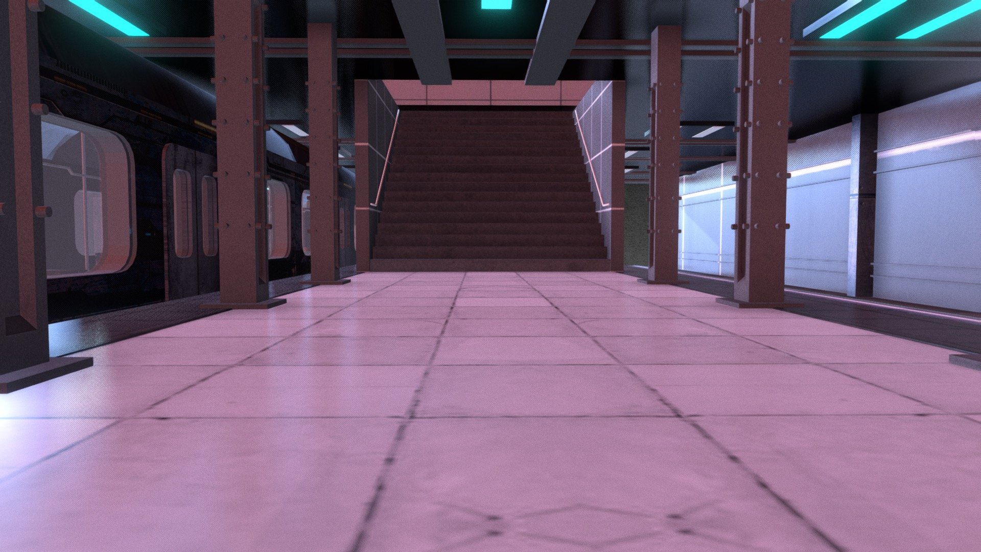 metro scene - Download Free 3D model by jose2323 [0ce12a9] - Sketchfab