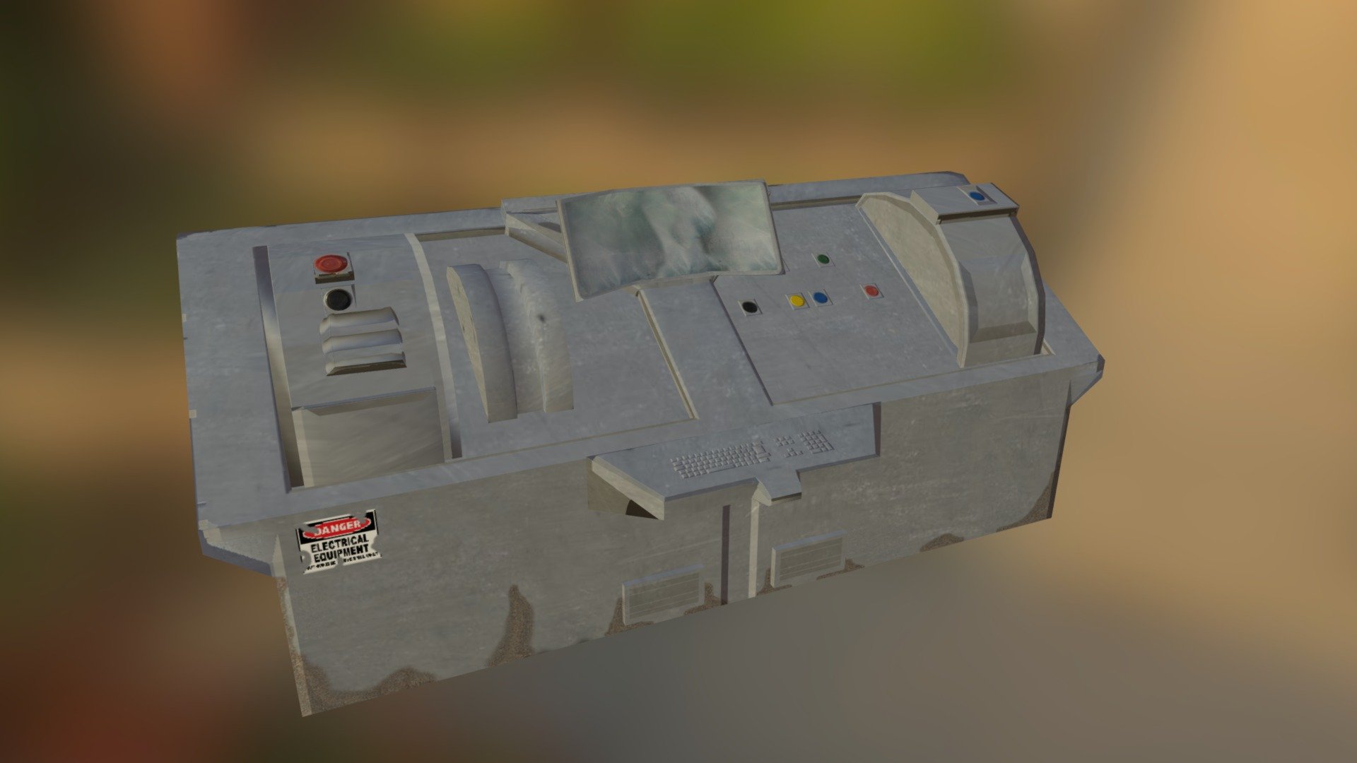 control panel (low poly model) - 3D model by joe_lussagnet [0ce27d8 ...