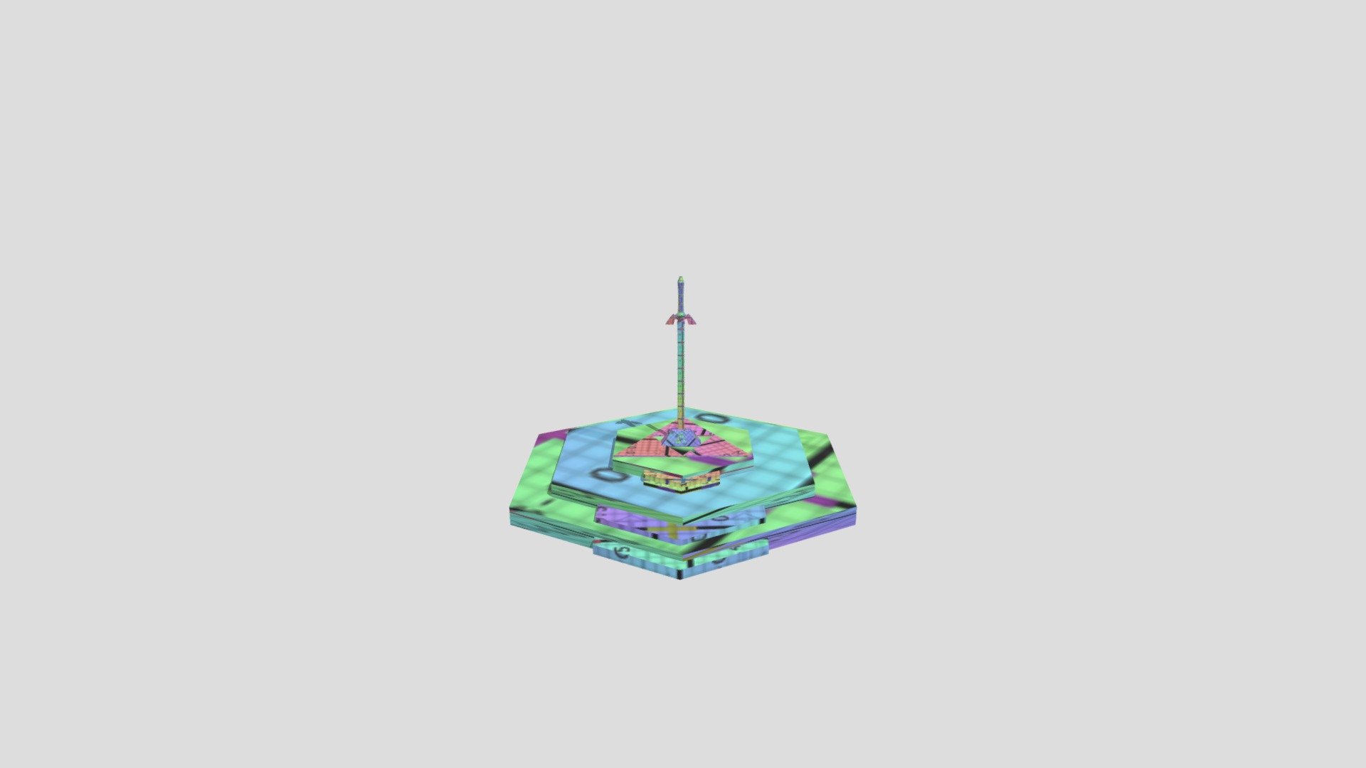 Master Sword UV Map Finished - 3D model by smoothdawg143 [0ce5bf9 ...