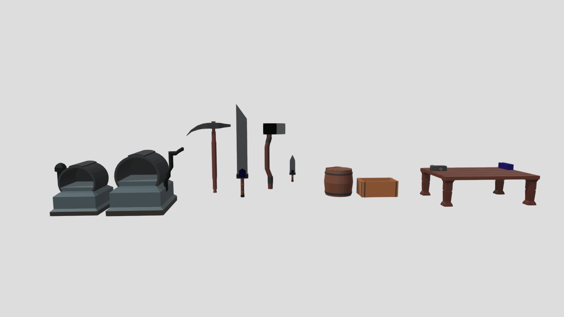 Low Poly Objects - Download Free 3D model by OrthZin_015 [0ce5c55 ...