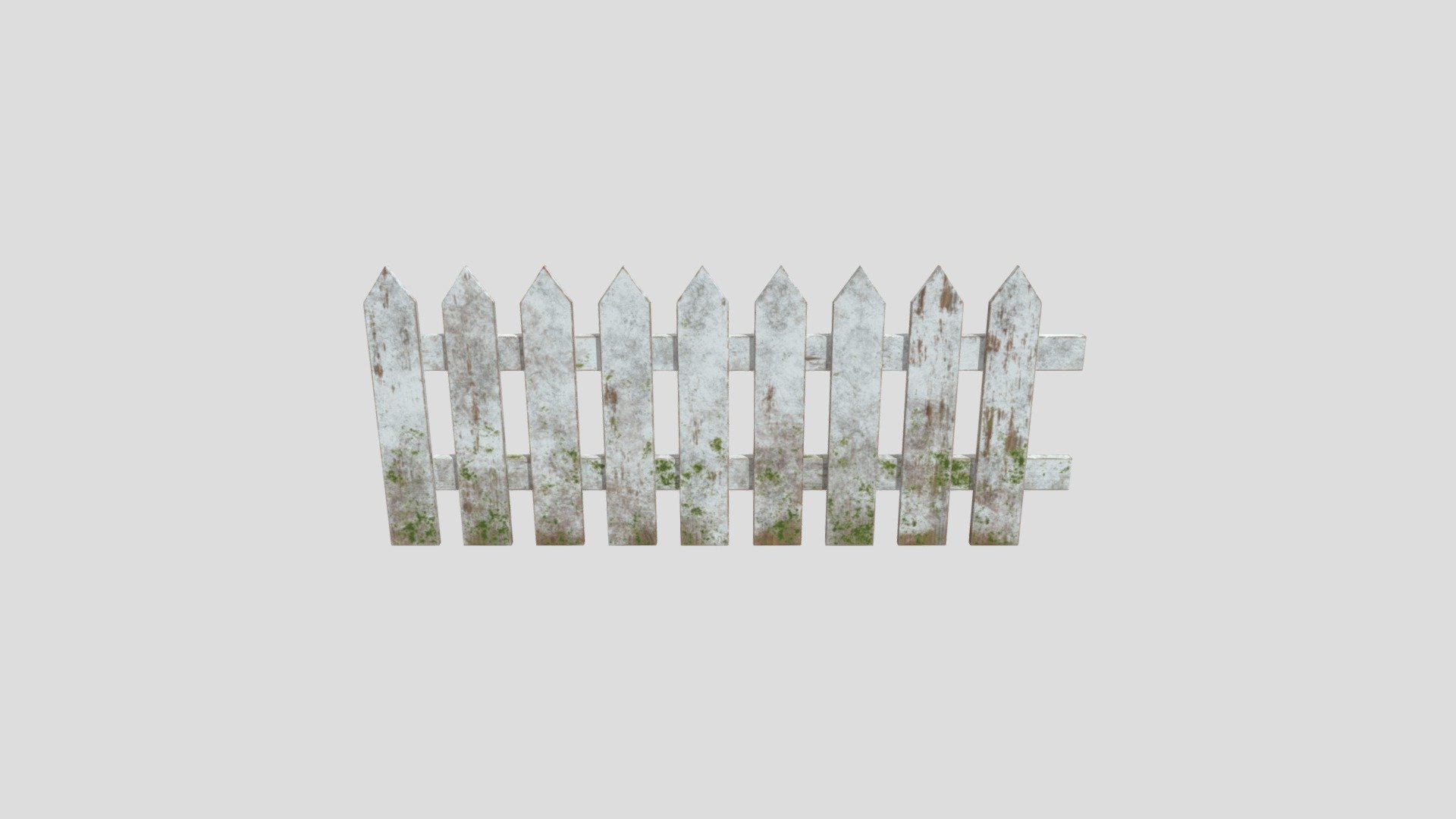 Low Poly Wooden Fence - Download Free 3D model by Artyooooom [0ce6497 ...
