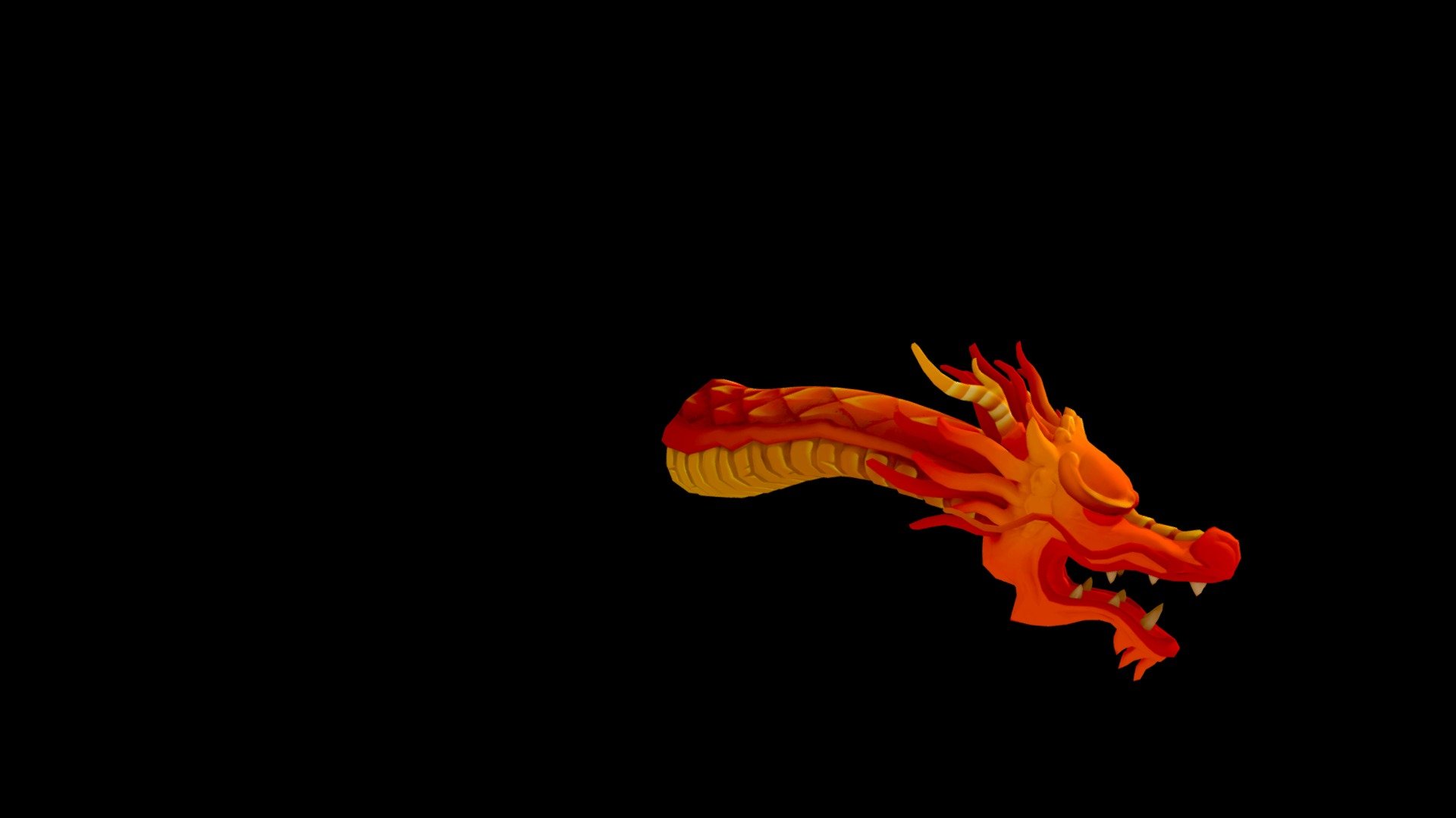 Asian Dragon - 3D model by Lin Mang Liu (@linliu) [0ce75fc] - Sketchfab