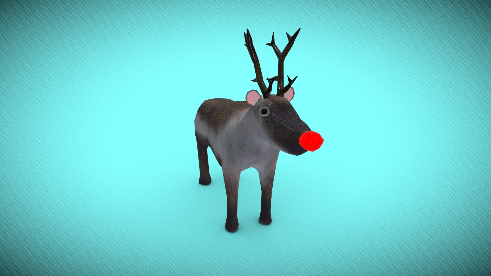 Rudolph the reindeer - Download Free 3D model by Ahriana [0ce787f ...