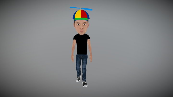 Chibi-character 3D models - Sketchfab