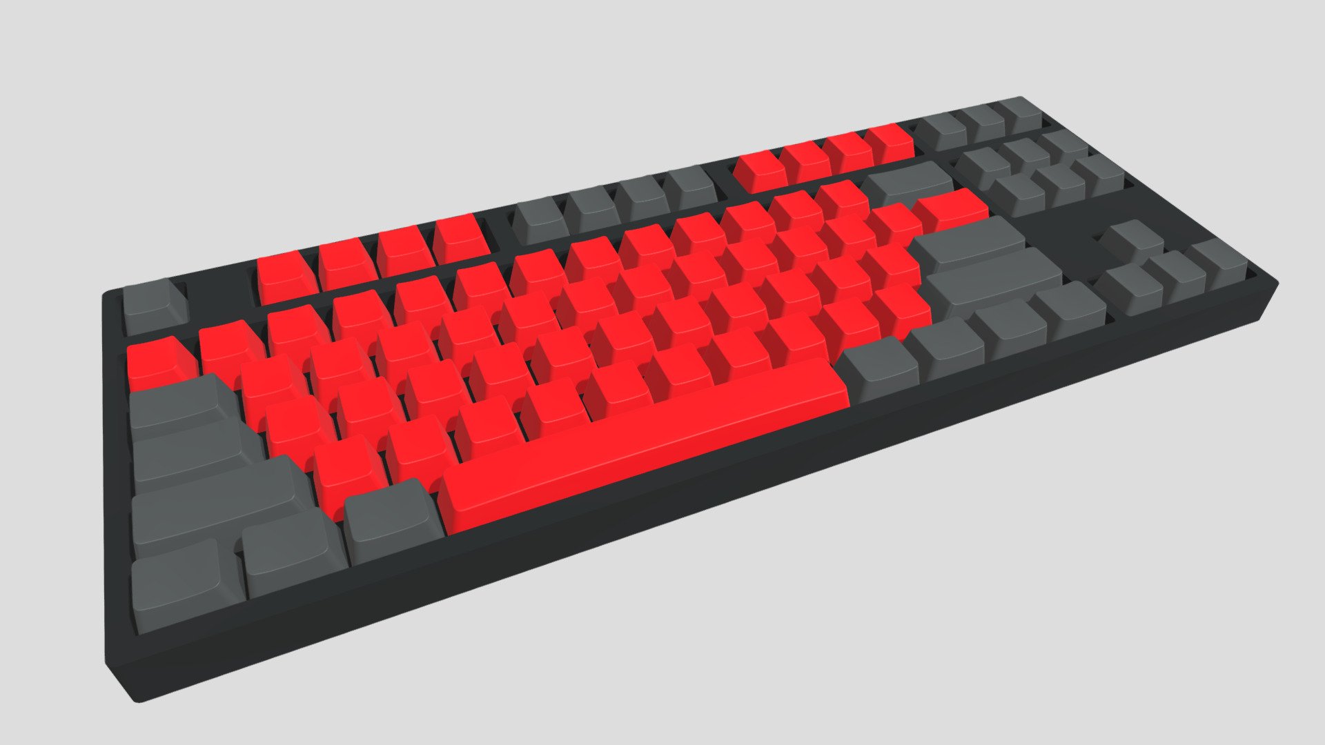 Keyboard - 3D model by Nikita Fanera (@fanera) [0ce7b05] - Sketchfab