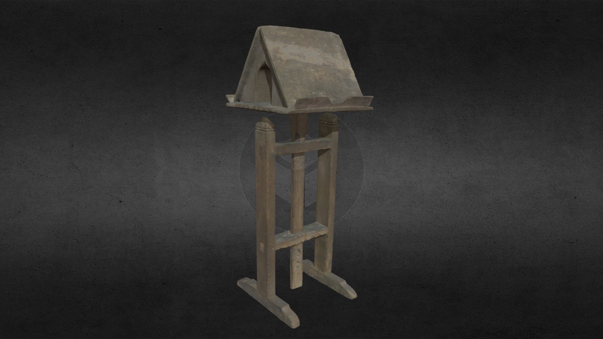 Lectern - Download Free 3D model by The Hunt Museum (@TheHuntMuseum ...