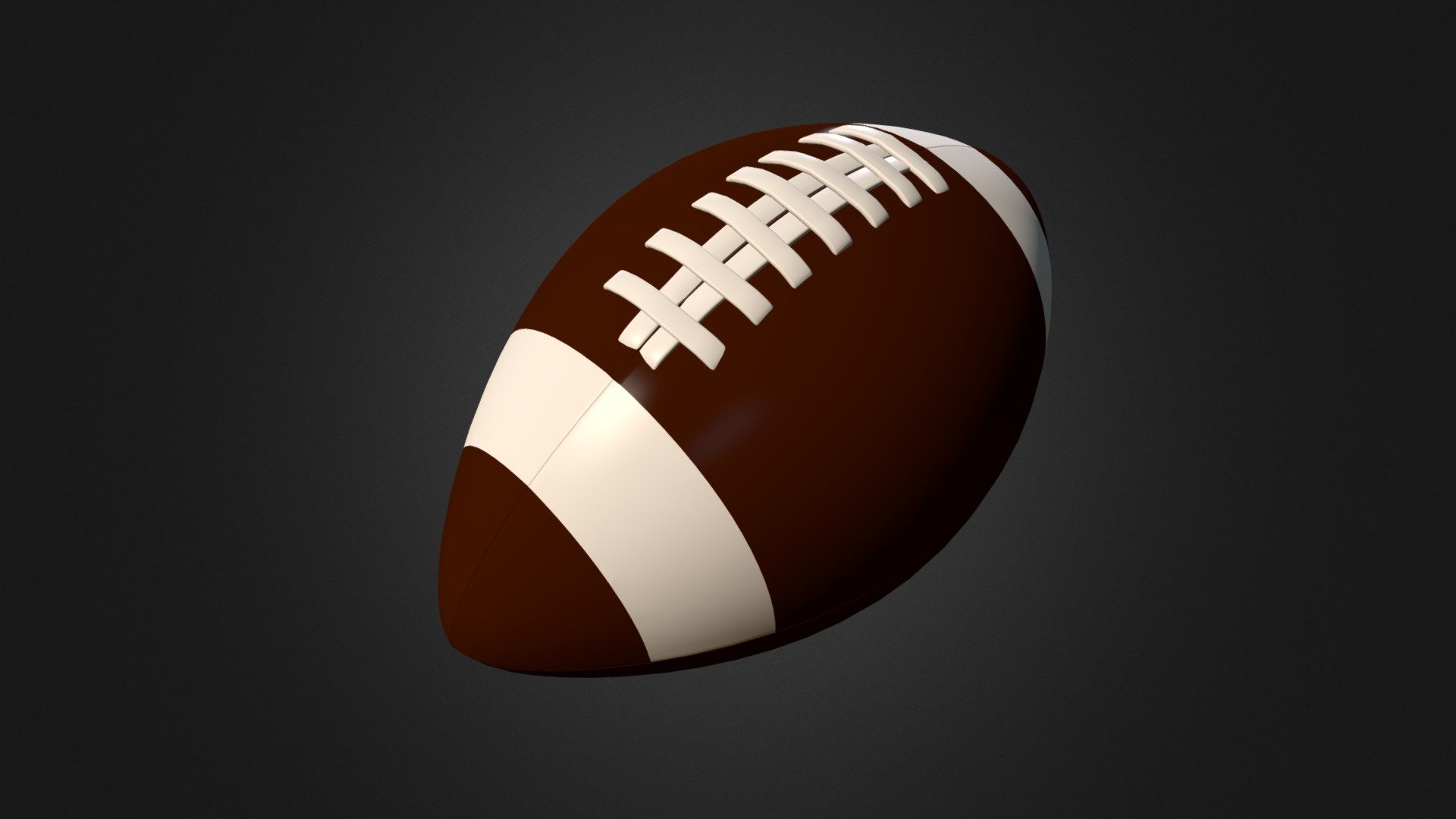 NFL Football Ball 3D Model - 3D model by Gerome Hajost Infographiste 2D ...