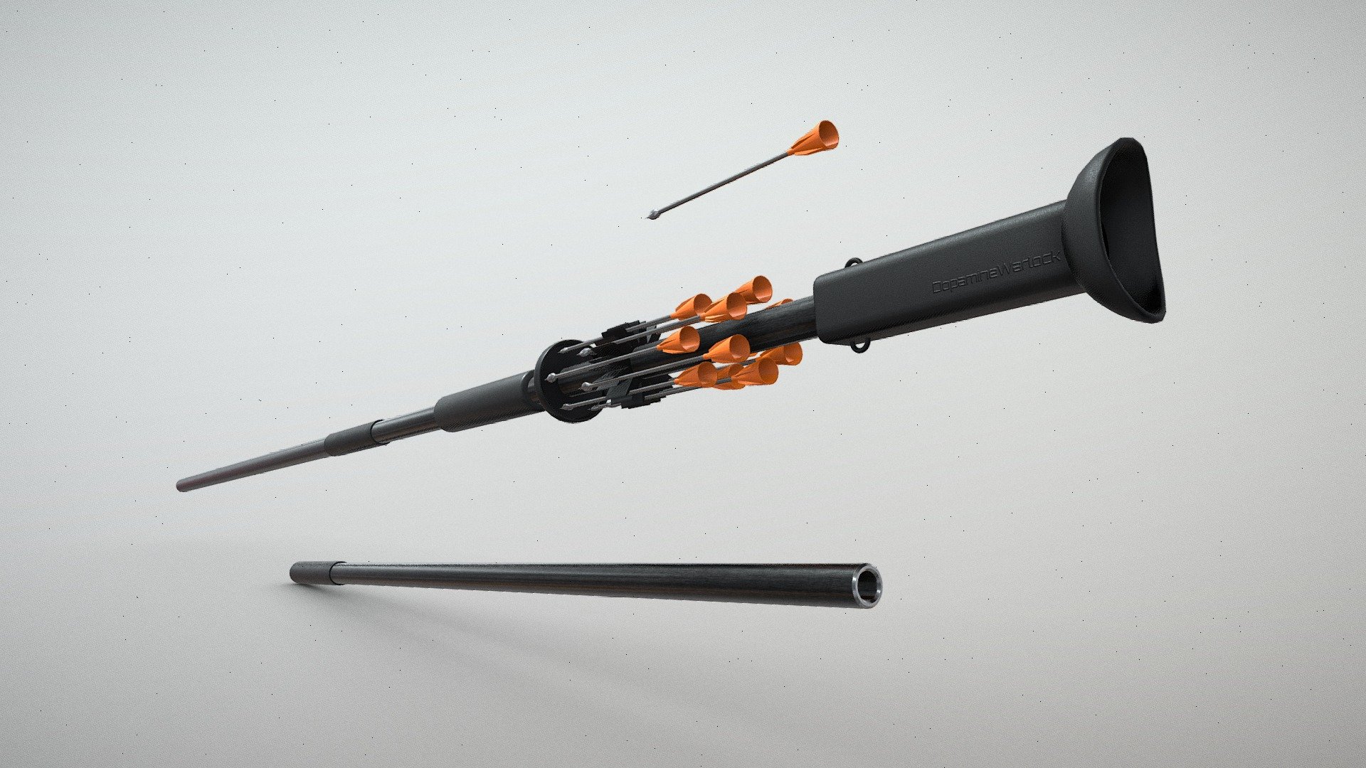 Morden Hunting Blowgun - Download Free 3D model by DopamineWarlock ...