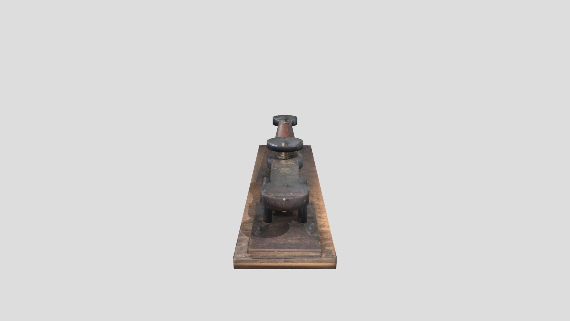 Vintage Worn Telegraph Key - Download Free 3D model by roughwaterguy ...