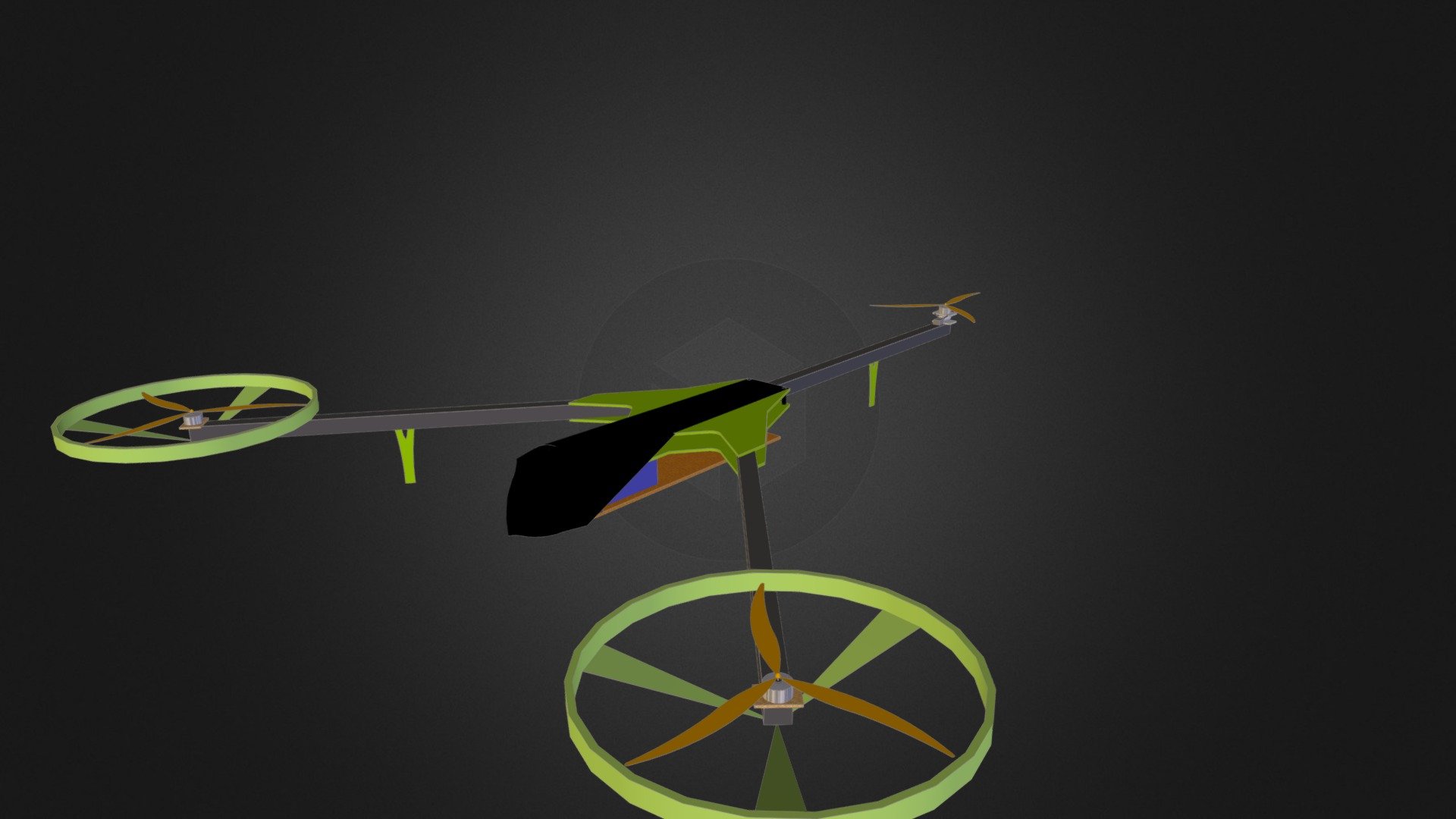 Cargo Tricopter Mini Concept - 3D model by 3DCloud.company (@3dcloud ...
