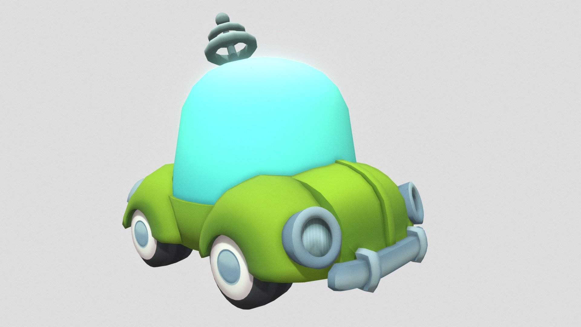Stylized Retro-Futuristic Beetle - 3D model by Helmi Kinnunen (@nemuli ...