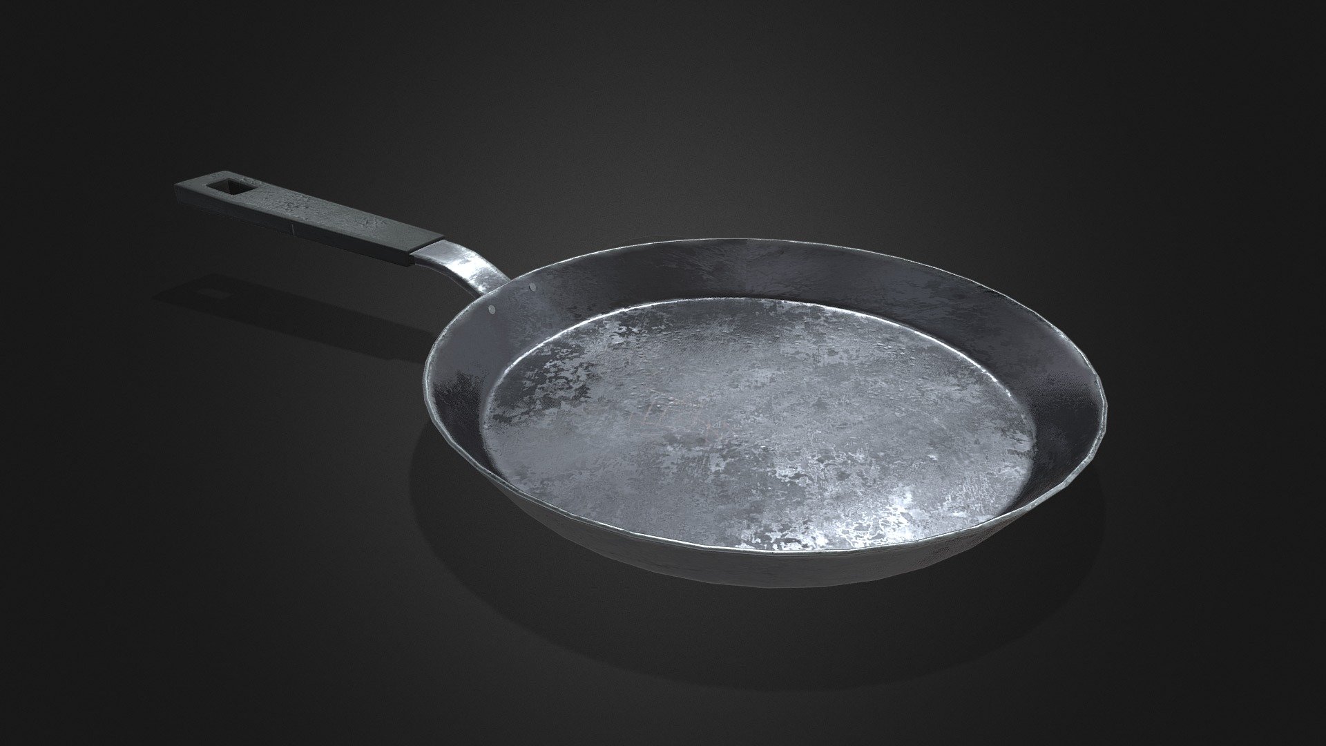 Frying Pan - 3D model by leepaulart [0cf4447] - Sketchfab