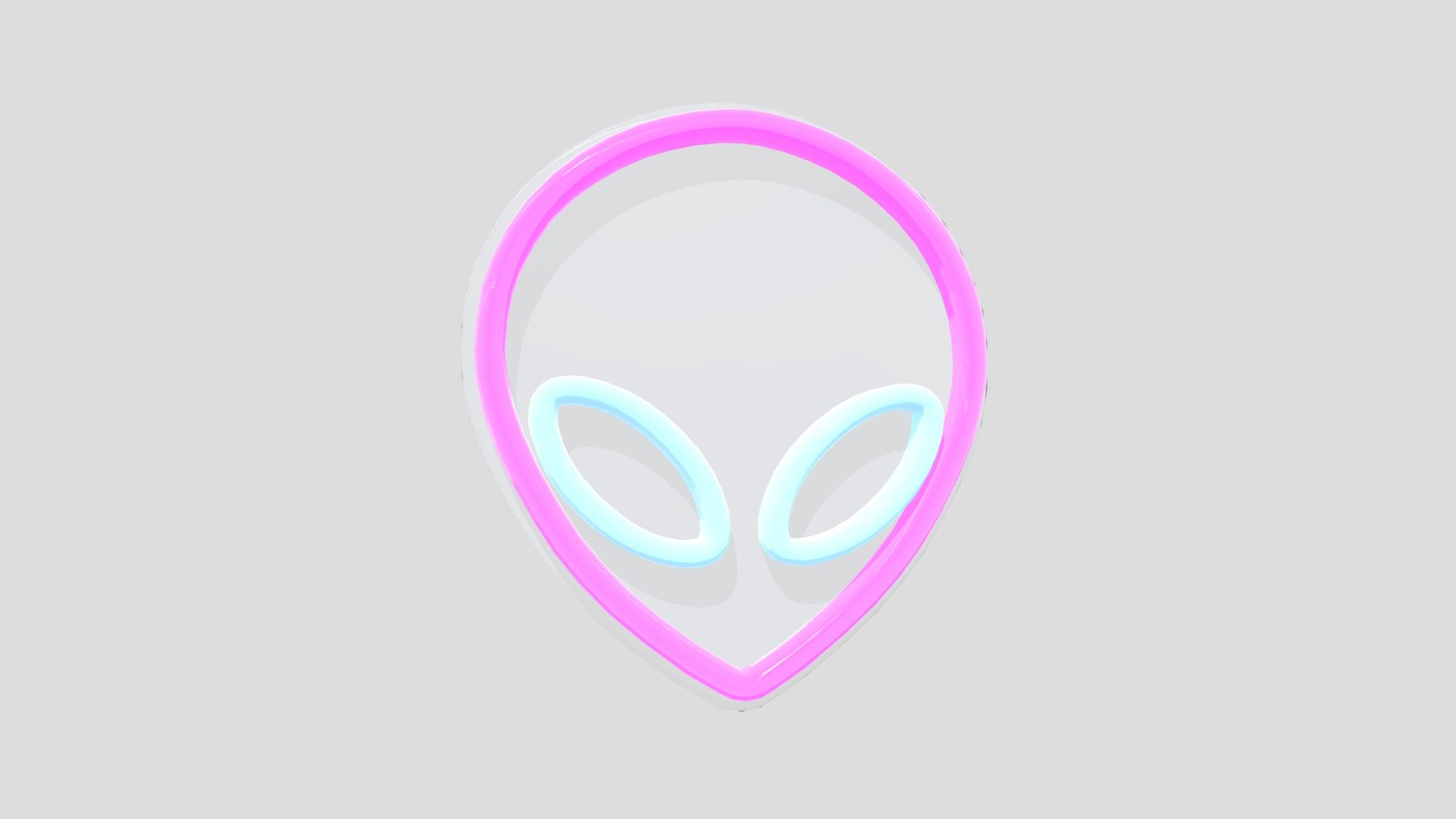 Neon Sign Alien - Buy Royalty Free 3D model by plaggy [0cf8de2 ...