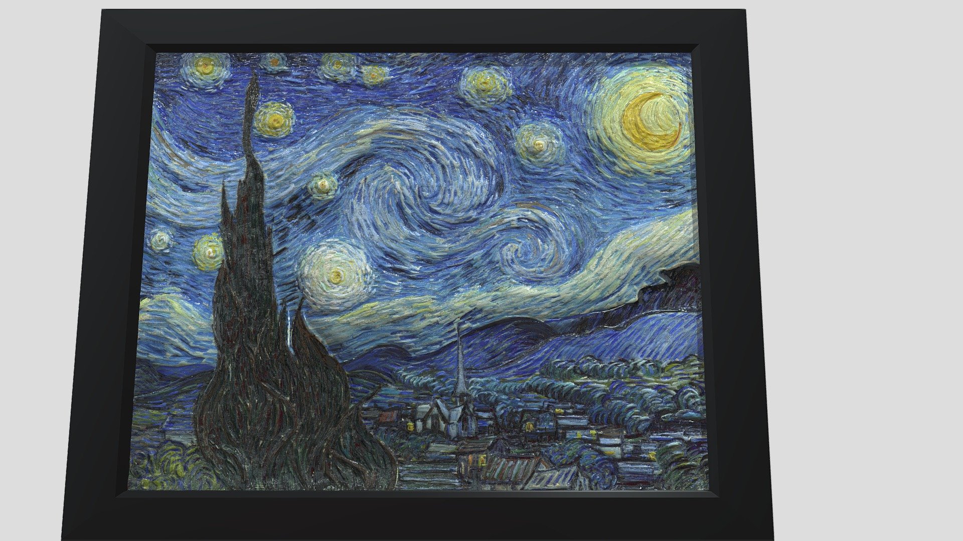 Starry Night - 3D model by pattjrpat [0cfa71d] - Sketchfab