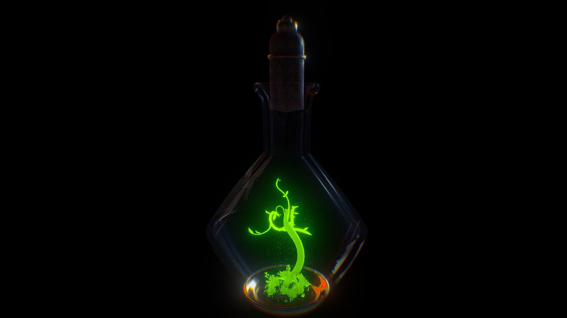 Potion HP Bottle - 3D model by Axel-F [0cfaf01] - Sketchfab