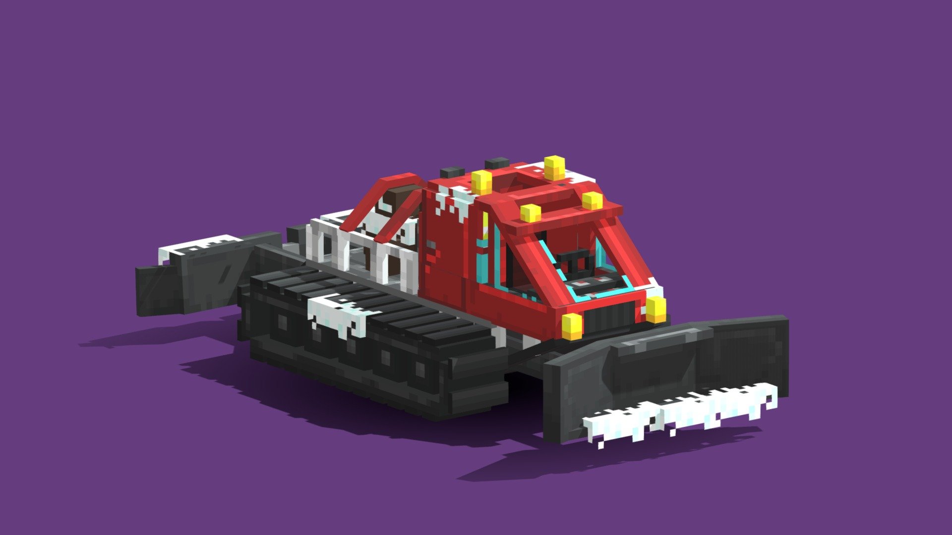 Snow Cat - 3D model by MrPearlish (@Enely_) [0cfb926] - Sketchfab