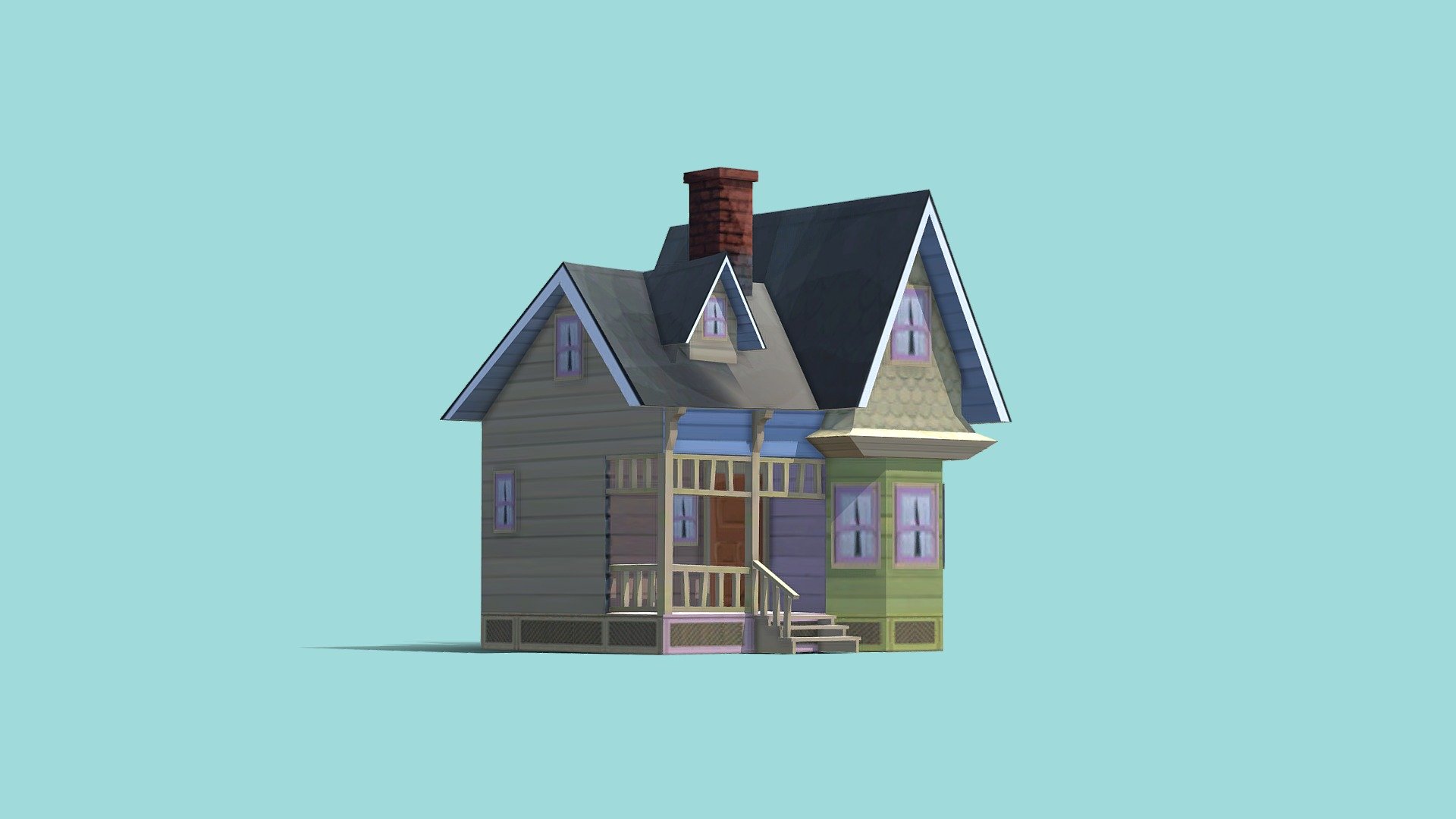 up-house-added-garry-mod-mmd-sfm - Download Free 3D model by sixtoe1000 ...