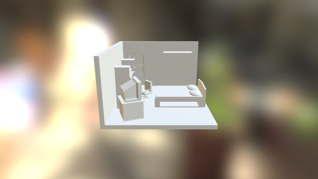 My Room - 3D model by berzerkunt [0cfbcf8] - Sketchfab