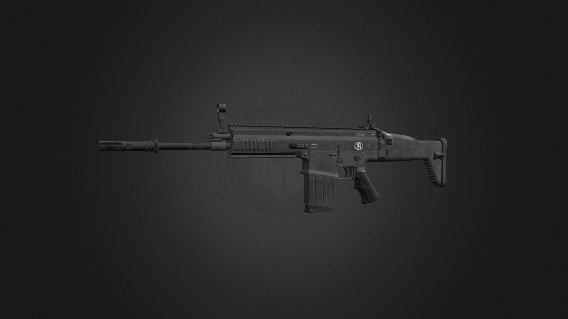 FN SCAR-H - 3D model by LeeRice3dArtist [0cfc98d] - Sketchfab