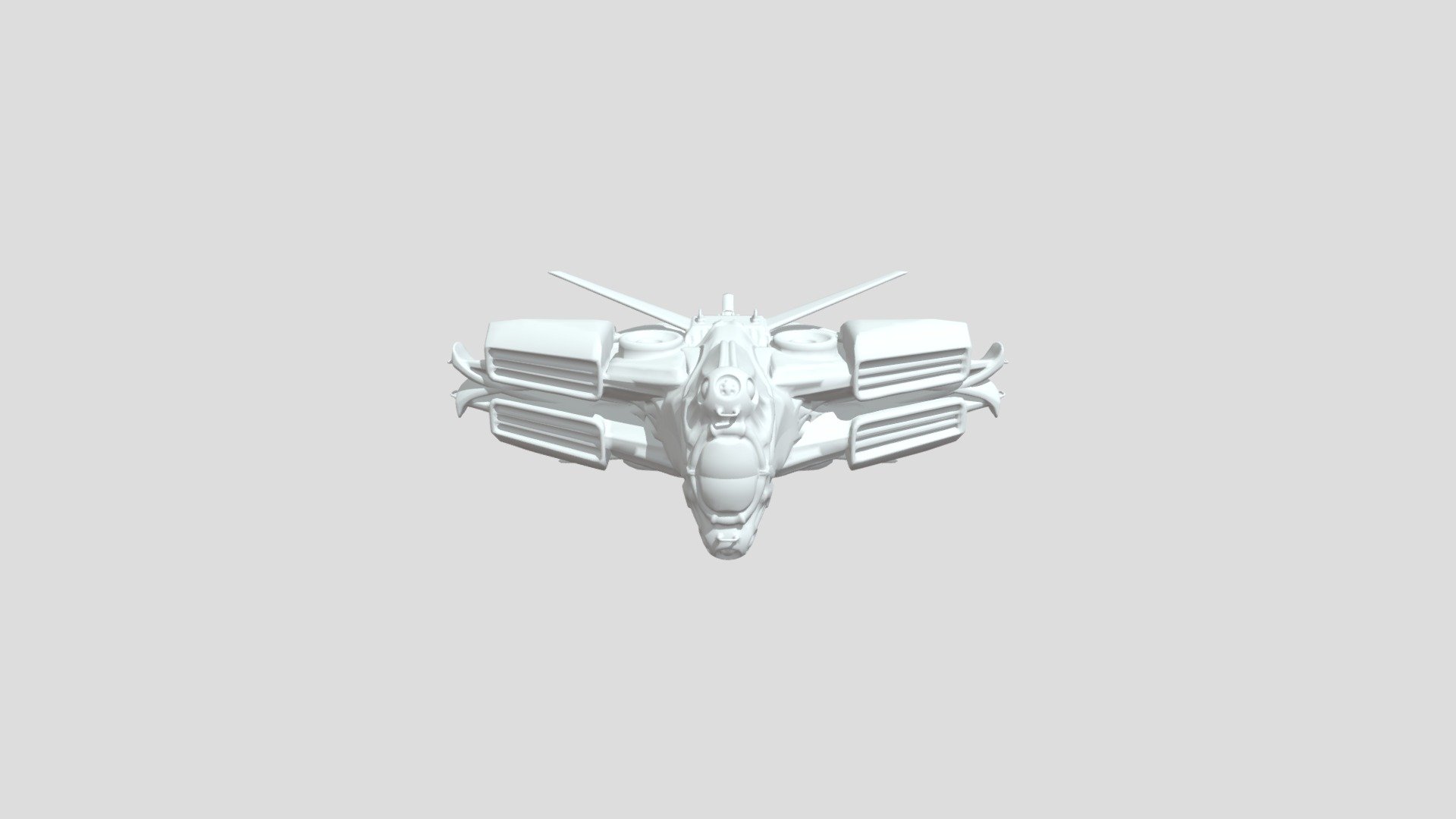 Intergalactic Spaceship - 3D model by h4x0r_dz [0cfdfc2] - Sketchfab