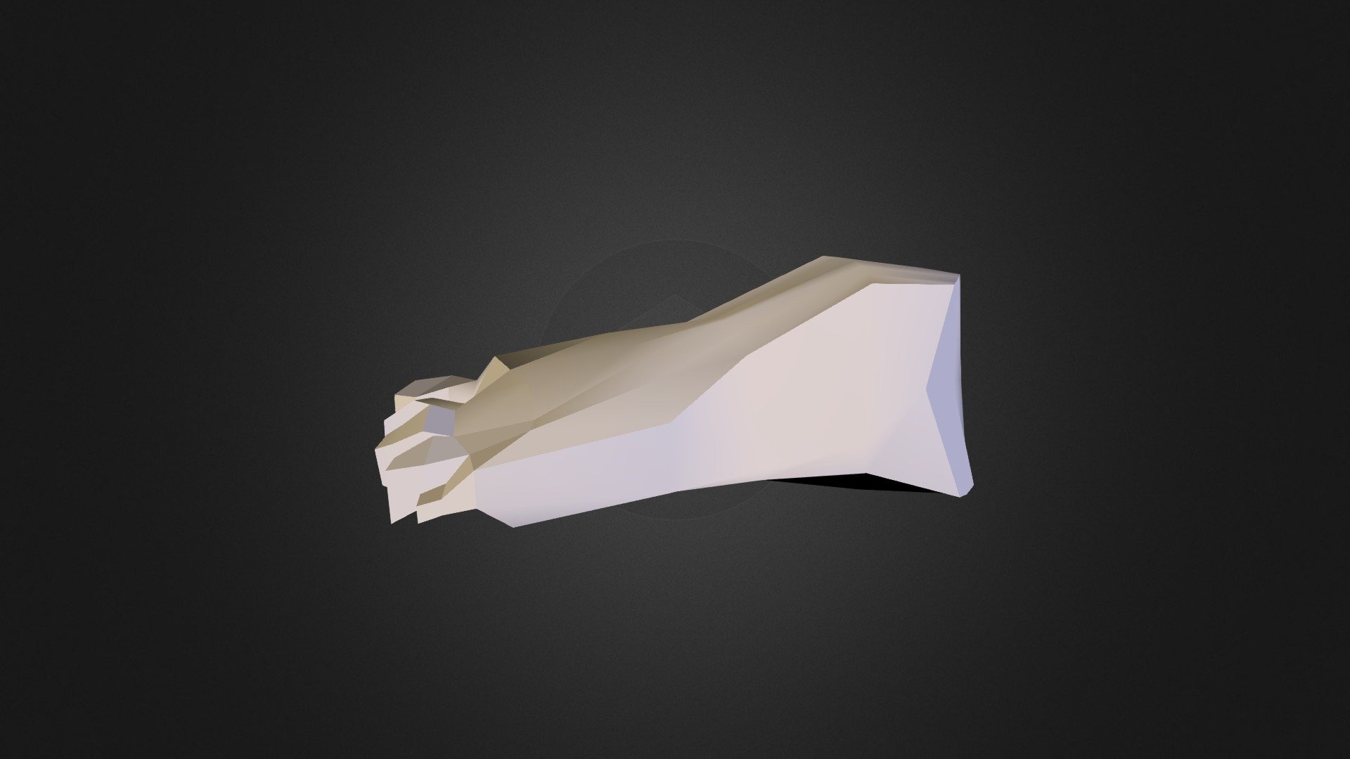 Basic Foot Mesh for my character model - 3D model by bsanvido [0cfeab6 ...