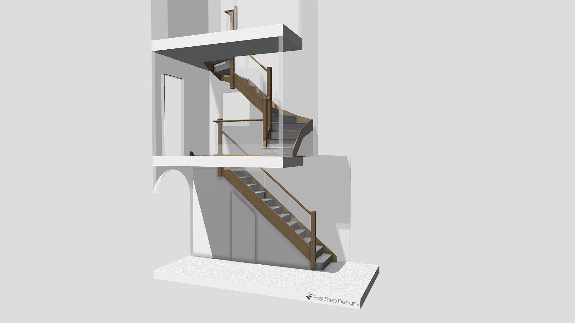 L Murrel 004876 Staircase renovation - Download Free 3D model by First ...