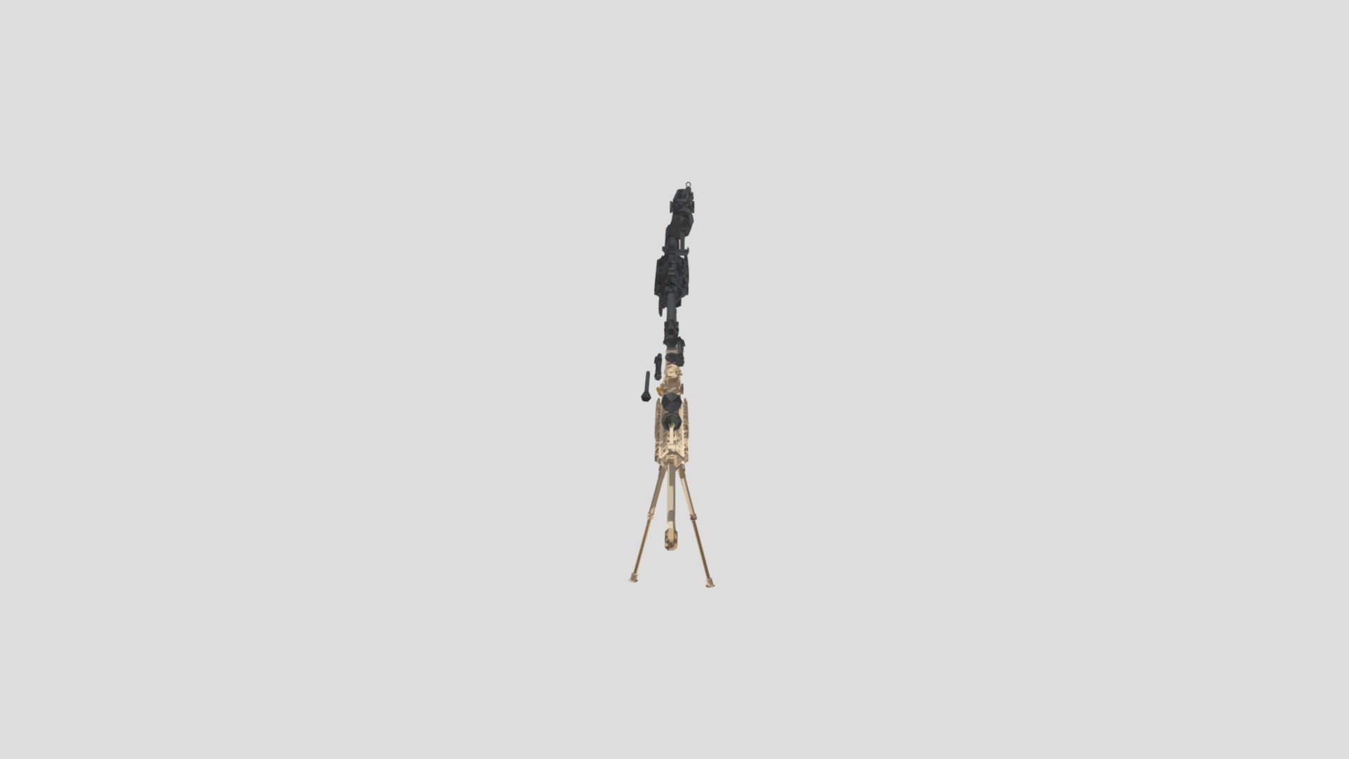 M110 Low Poly Model - 3D model by Dududedas [0d03c48] - Sketchfab