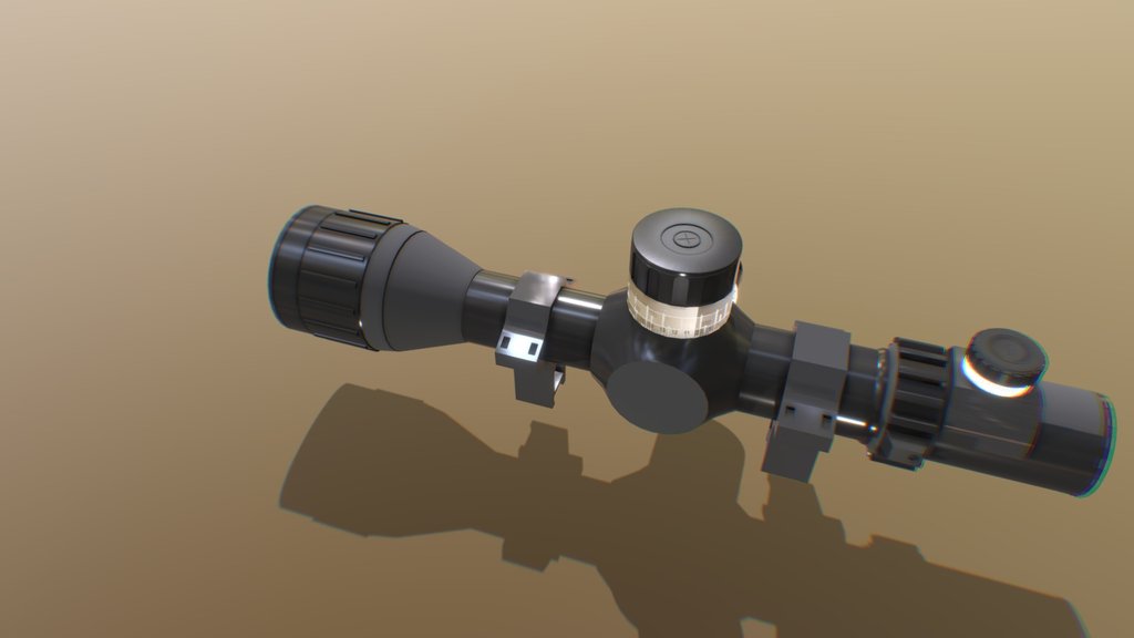 -D- Weapon Attachments Optics Accessories - A 3D model collection by ...