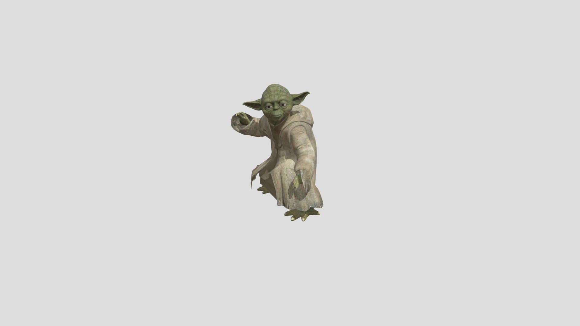 Yoda Standing 1H Magic Attack 01 - Download Free 3D model by Telkar5 ...