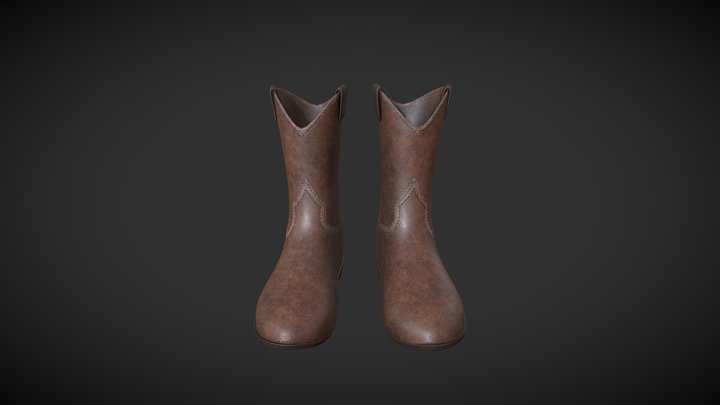 Cowboy-boots 3D models - Sketchfab