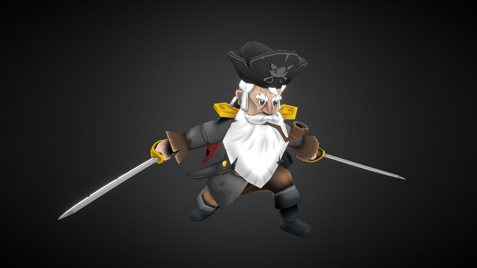 Captain Goodbeard - 3D model by aavega [0d0ae01] - Sketchfab
