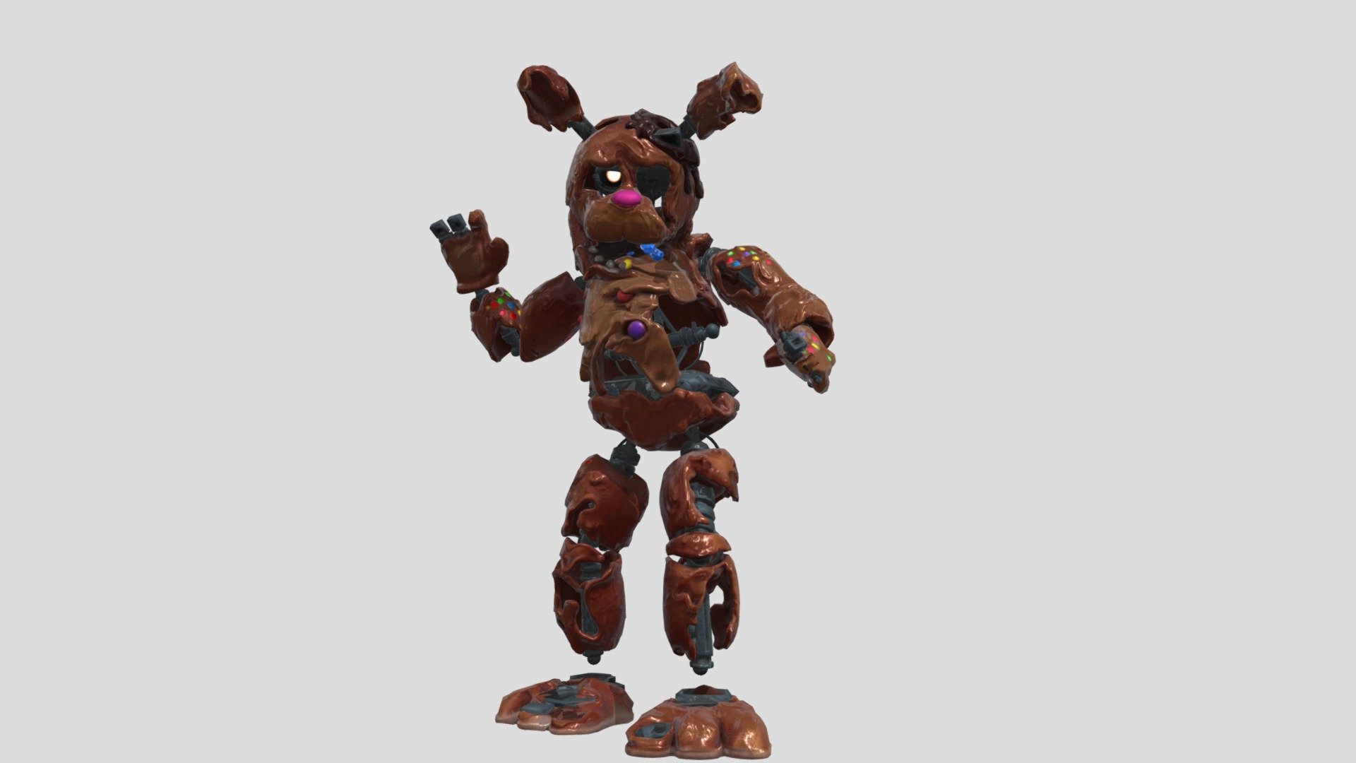 Melted Chocolate Bonnie - Download Free 3D model by OrangeSauceu ...