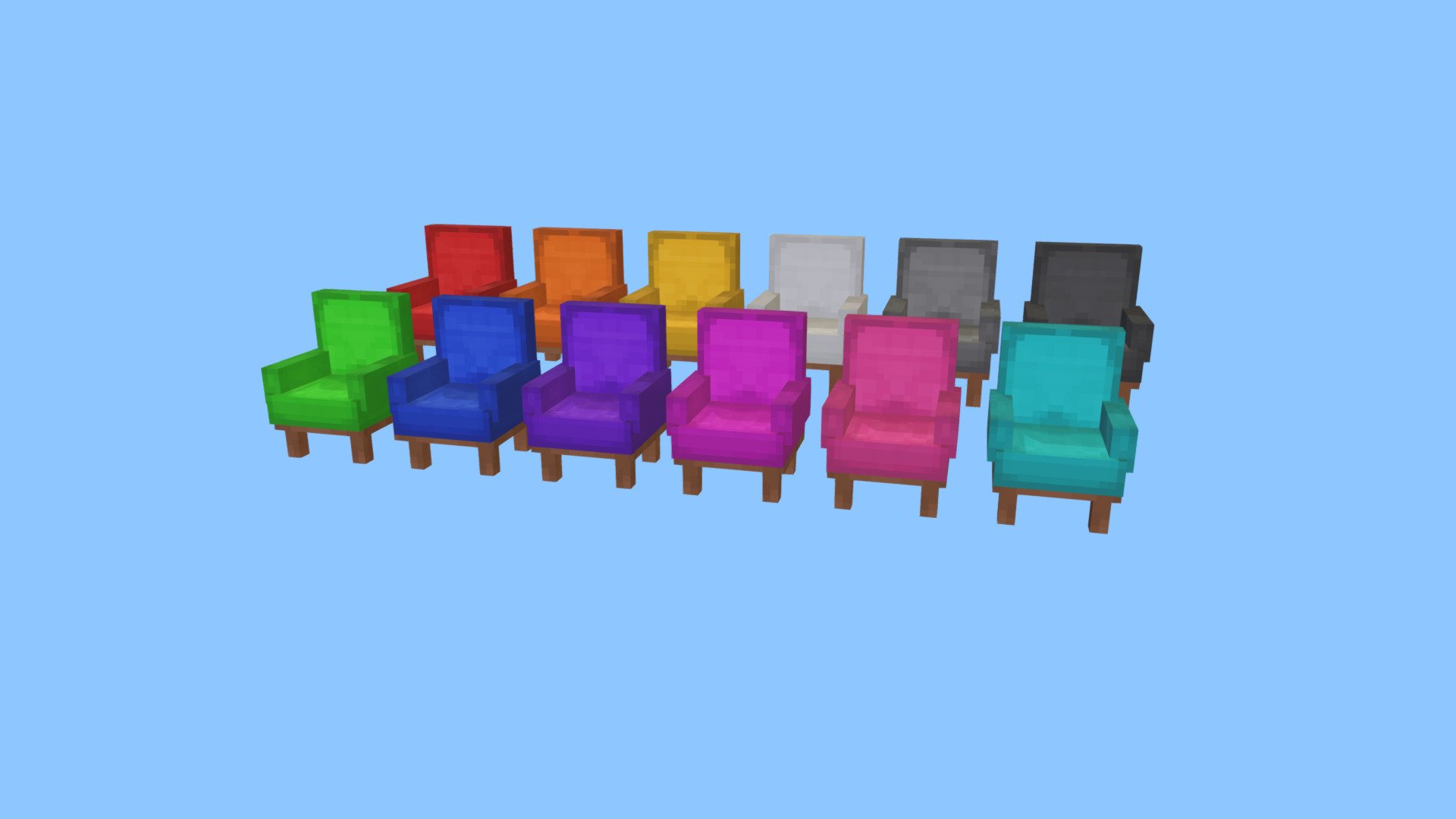 Arm Chairs - 3D model by mezzbeans [0d0ba09] - Sketchfab