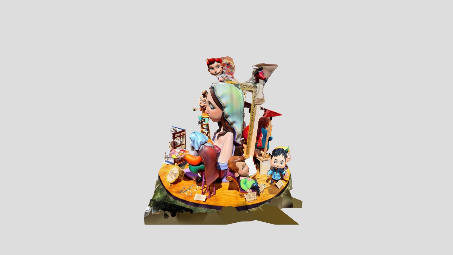 Falla Infantil Segrelles 2024 - Test - Download Free 3D model by ...