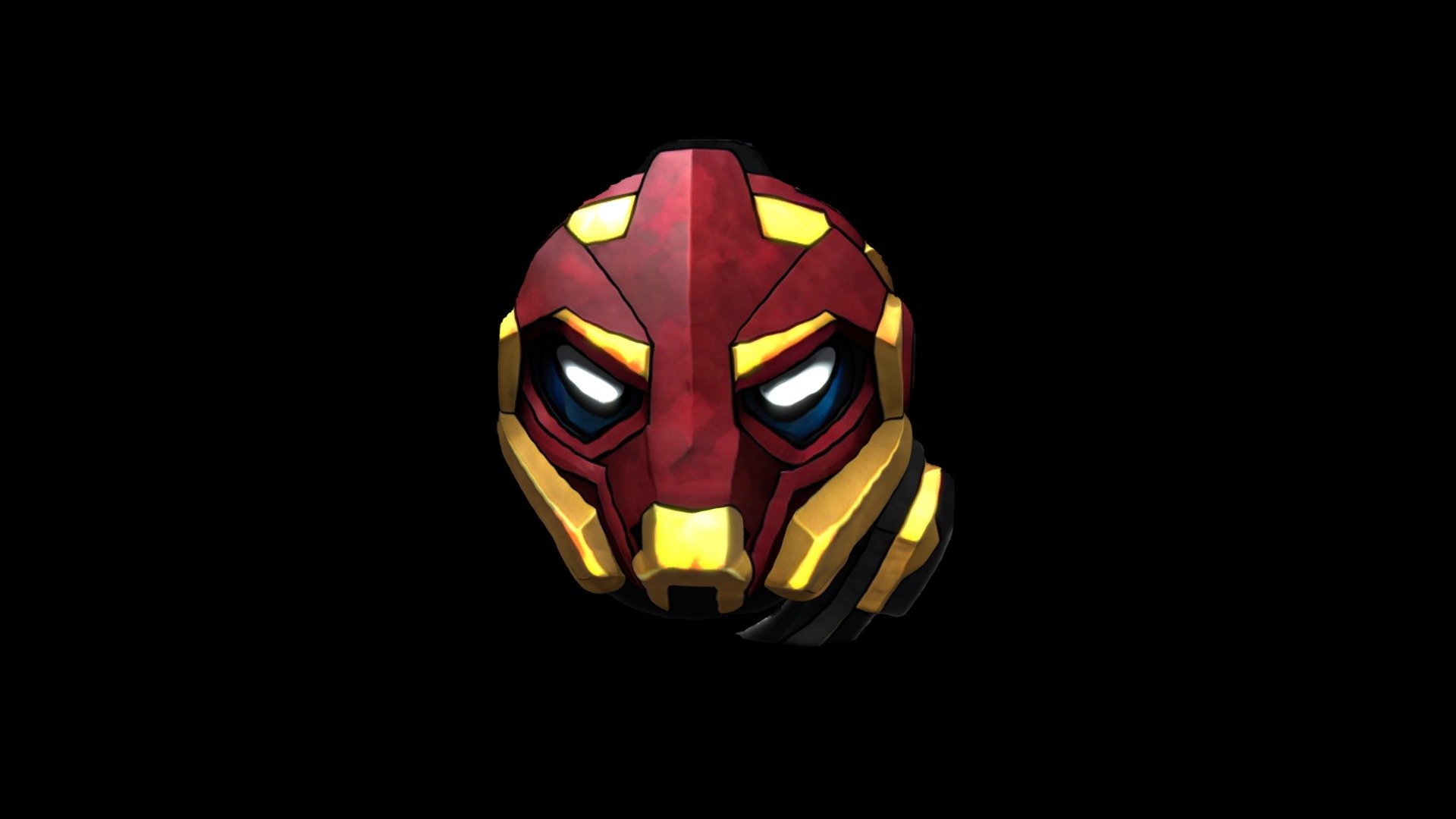 Helmet Mask Robot Cartoon 102 - Download Free 3D model by klrxyz ...