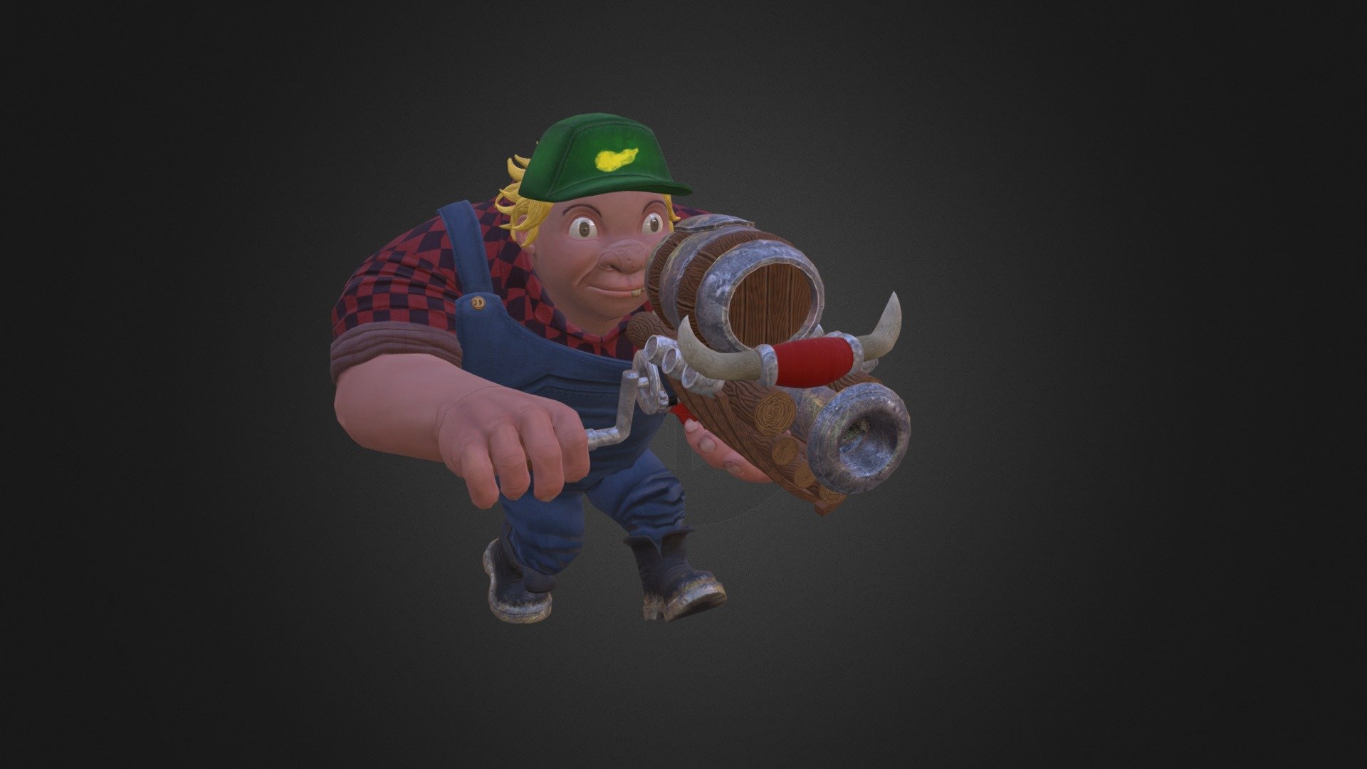 Dallas: Crouch Animation - 3D model by Tipping Toast Media ...