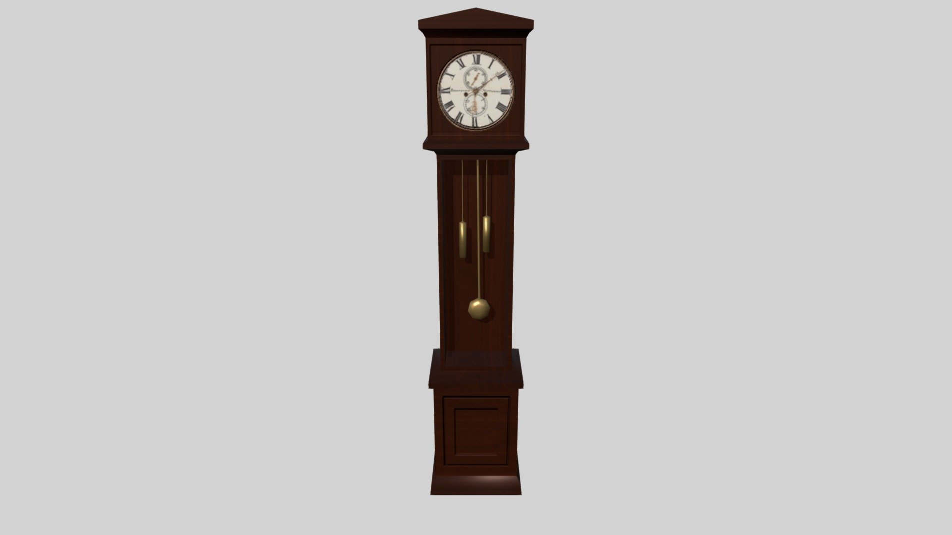Grandfather Clock - 3D model by Dragude [0d10e61] - Sketchfab
