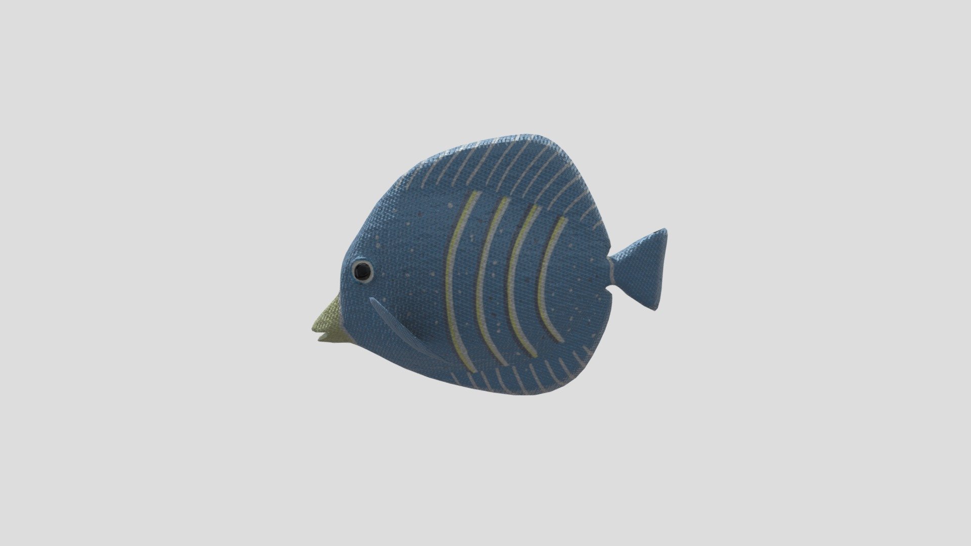 Blue Fish - 3D model by krwyno [0d148ca] - Sketchfab