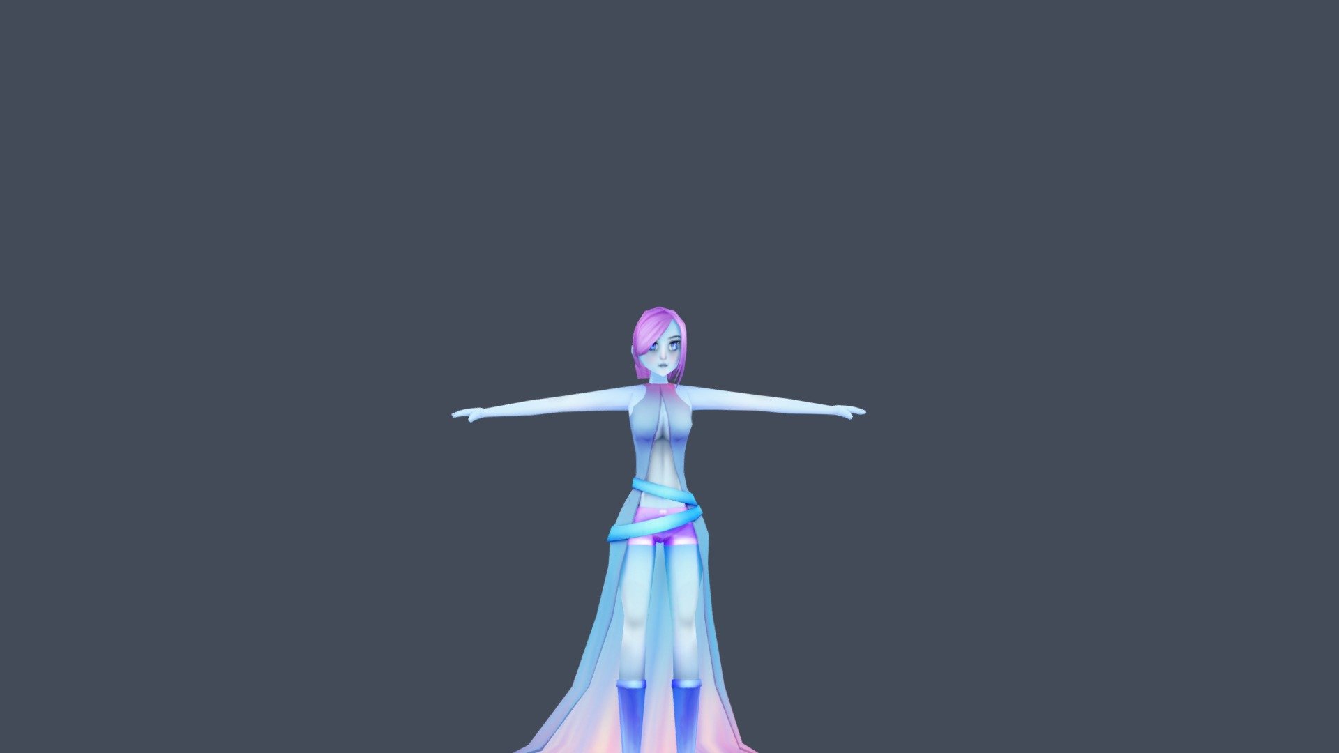 Blue Female Obj - 3D model by Vinata [0d14e7c] - Sketchfab