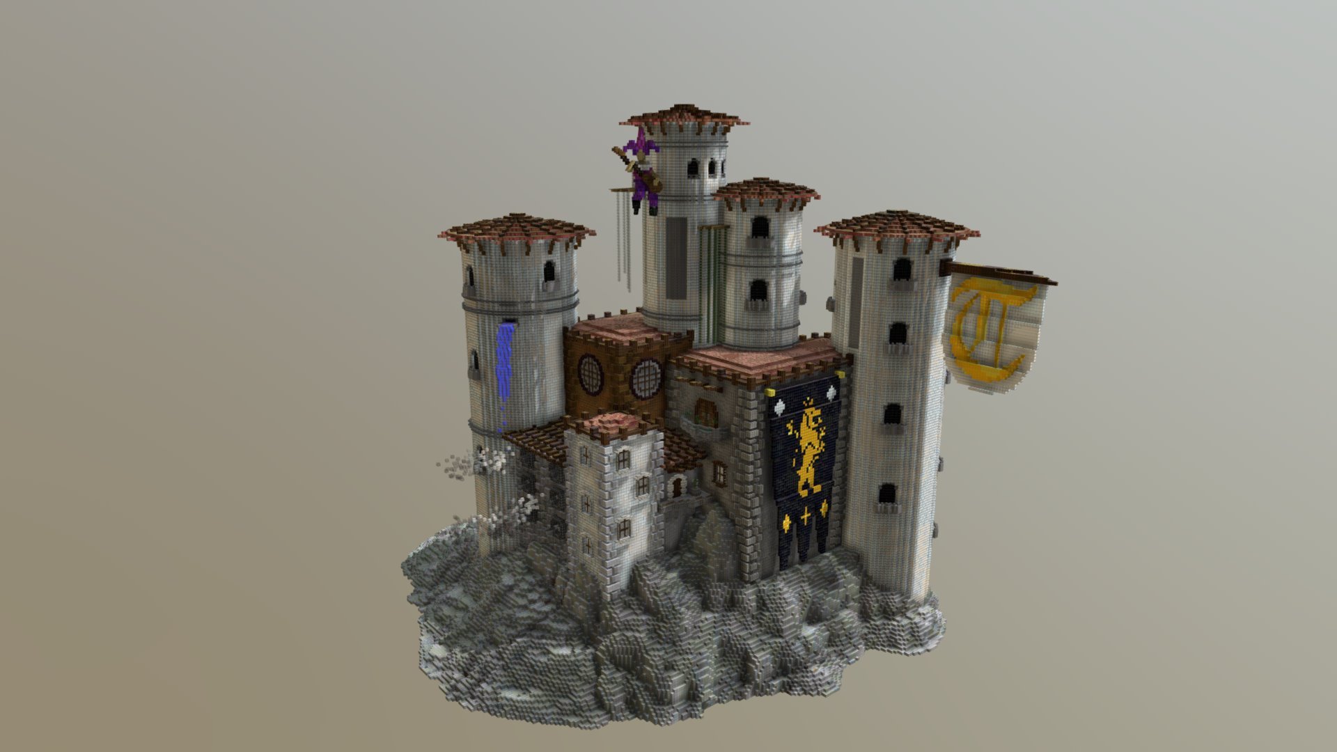 Arvendon Fortress - 3D model by Henry (@Drqzworks) [0d153fa] - Sketchfab