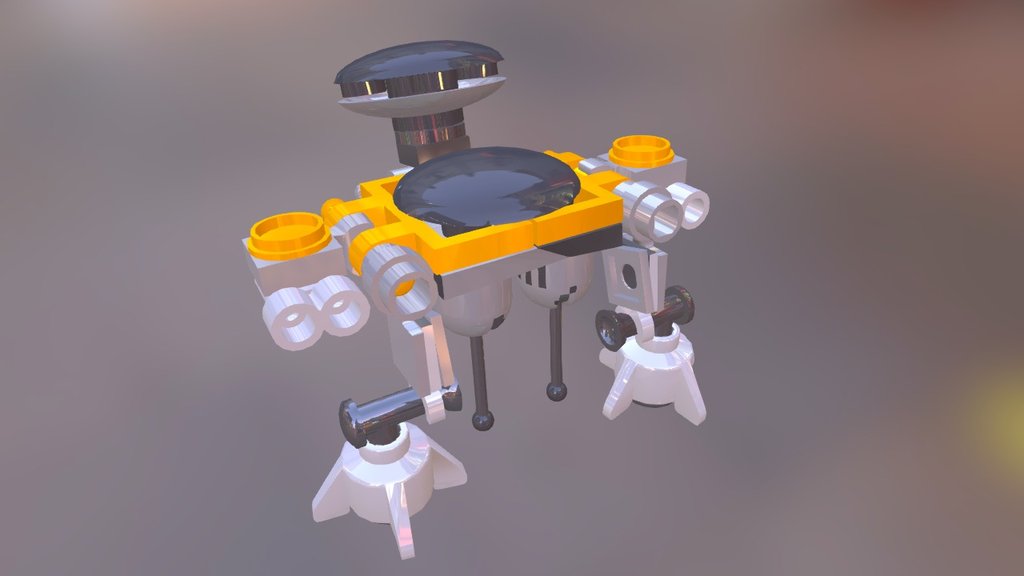 Lego Mech - 3D model by Luke (@bcadren) [0d157d2] - Sketchfab