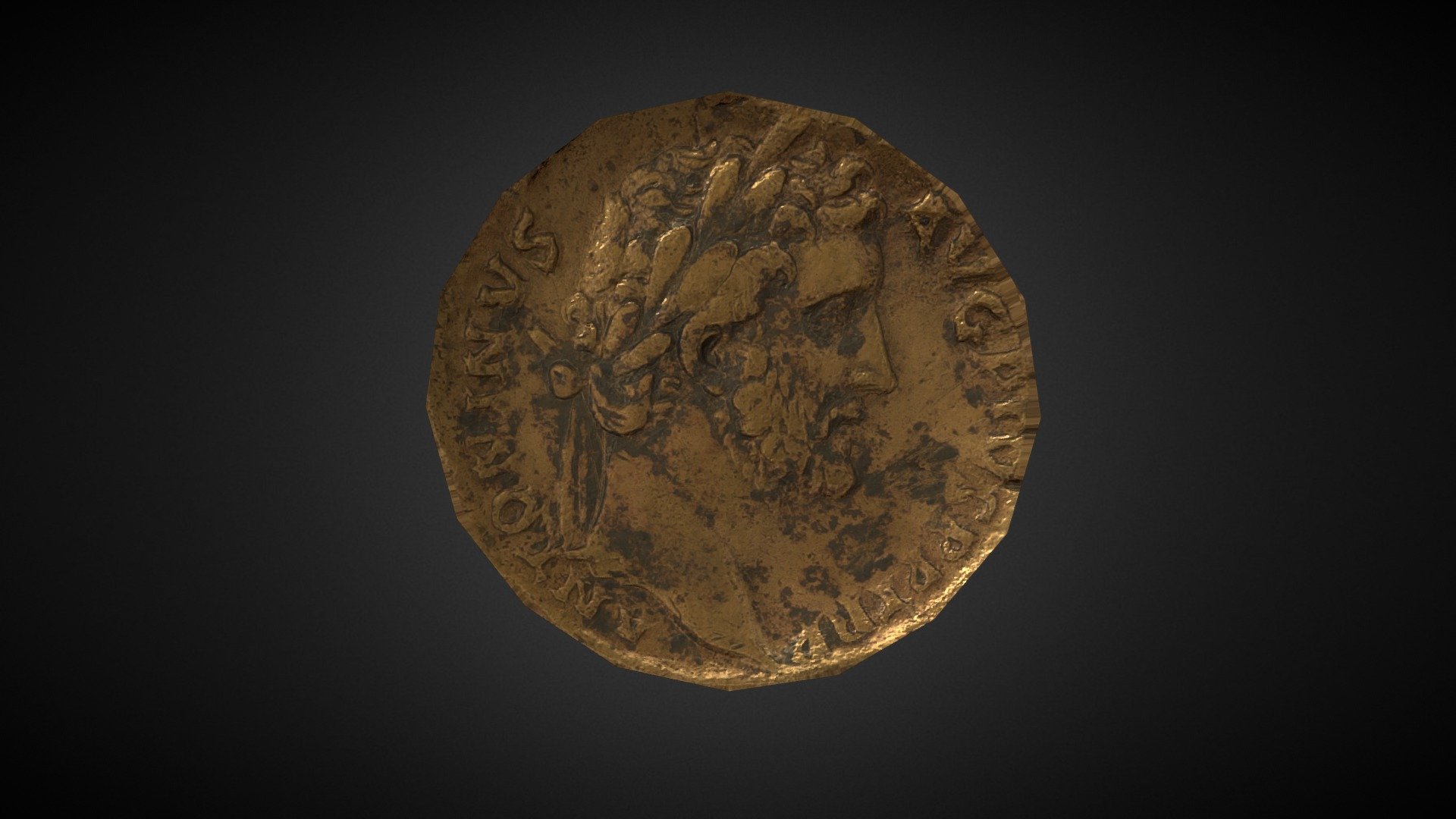 Roman Coin - Download Free 3D model by Helyx Silveira (@helyxsilveira ...
