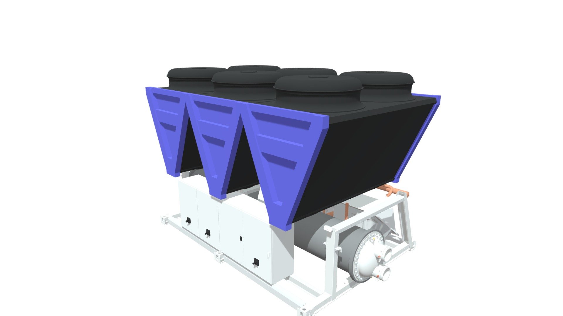 Turbocore Air cooled Chiller - 3D model by Bitpool [0d189d7] - Sketchfab