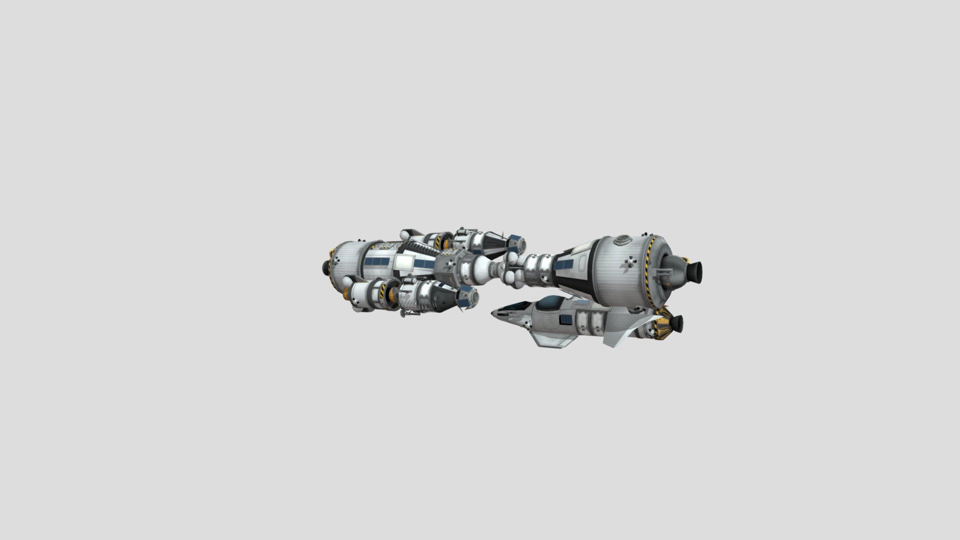 KSP: Primitive Orbital Station Complex - Download Free 3D model by Tanu ...