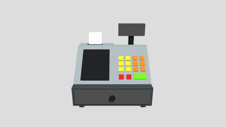 Cash-register 3D models - Sketchfab