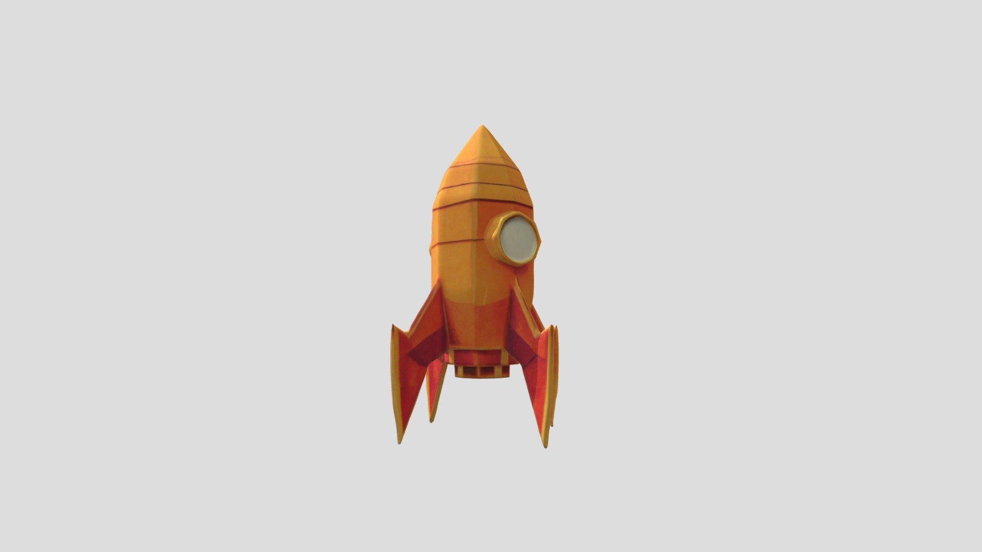 Rocket low poly design - Download Free 3D model by rameshngowda321 ...