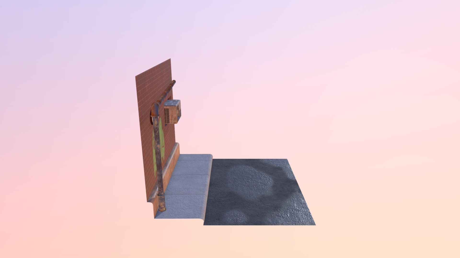 Alley - 3D model by AndrewPeck [0d1a044] - Sketchfab